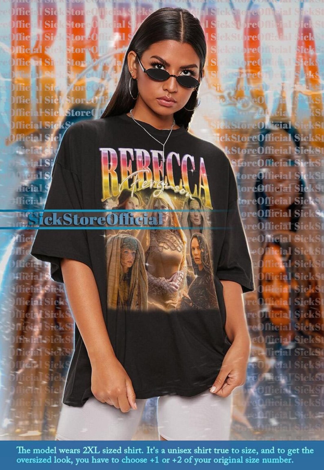 REBECCA FERGUSON Vintage Shirt, Rebecca Ferguson Homage Tshirt, Rebecca ...