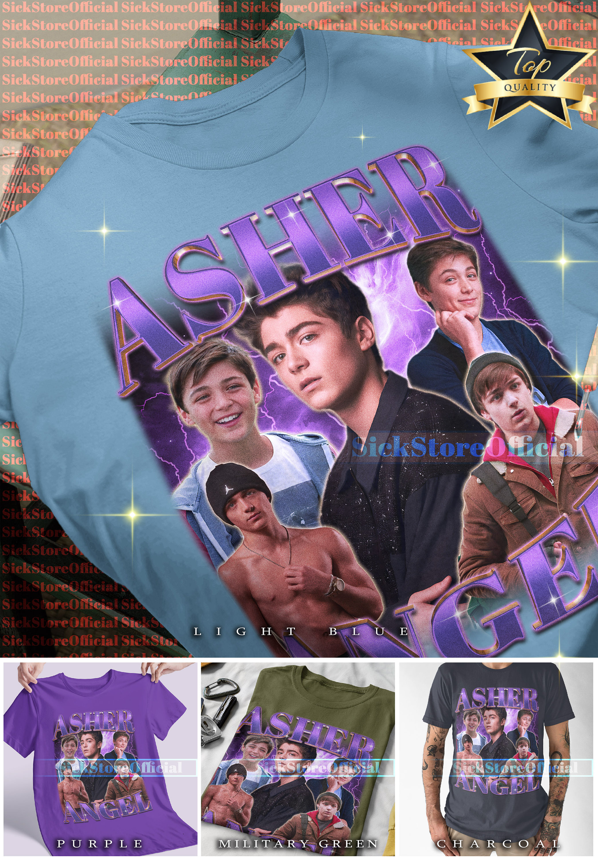 ASHER ANGEL Vintage Shirt Asher Angel Homage Tshirt Asher - Etsy