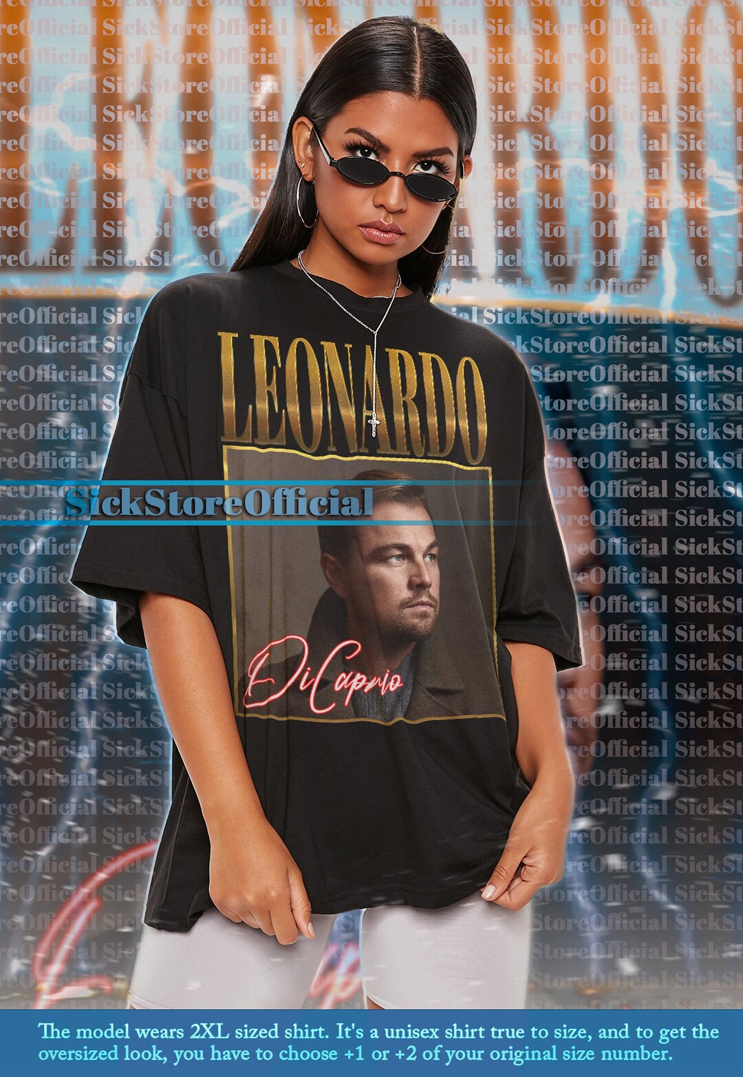 LEONARDO DICAPRIO Vintage Shirt, Leonardo Dicaprio Homage Tshirt ...