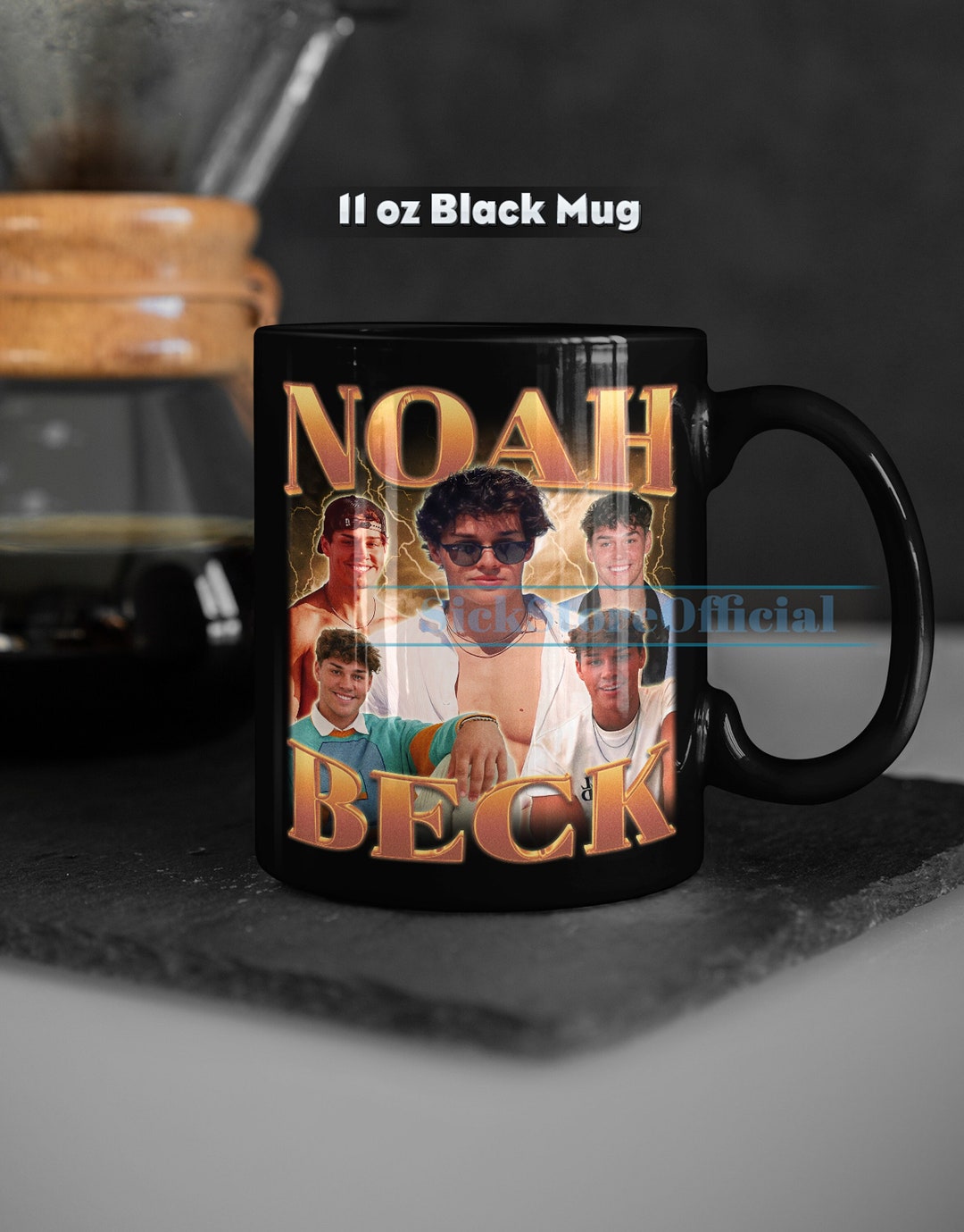 NOAH BECK Coffee Mug, Noah Beck Tea Mug, Noah Beck Drinkware, Noah Beck ...