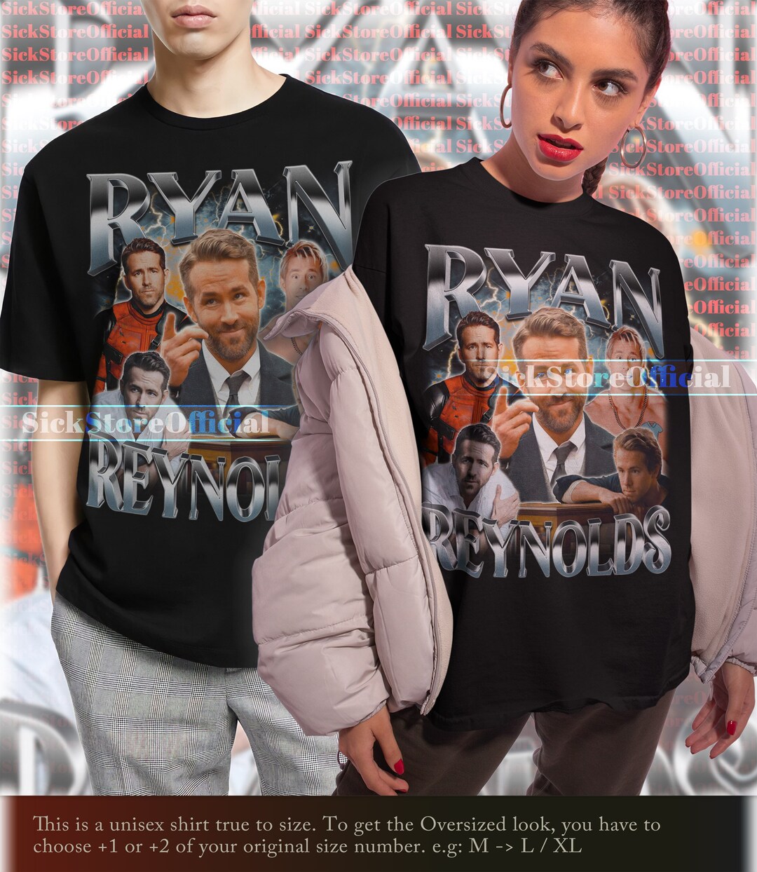 RYAN REYNOLDS Vintage Shirt Ryan Reynolds Homage Tshirt Ryan - Etsy