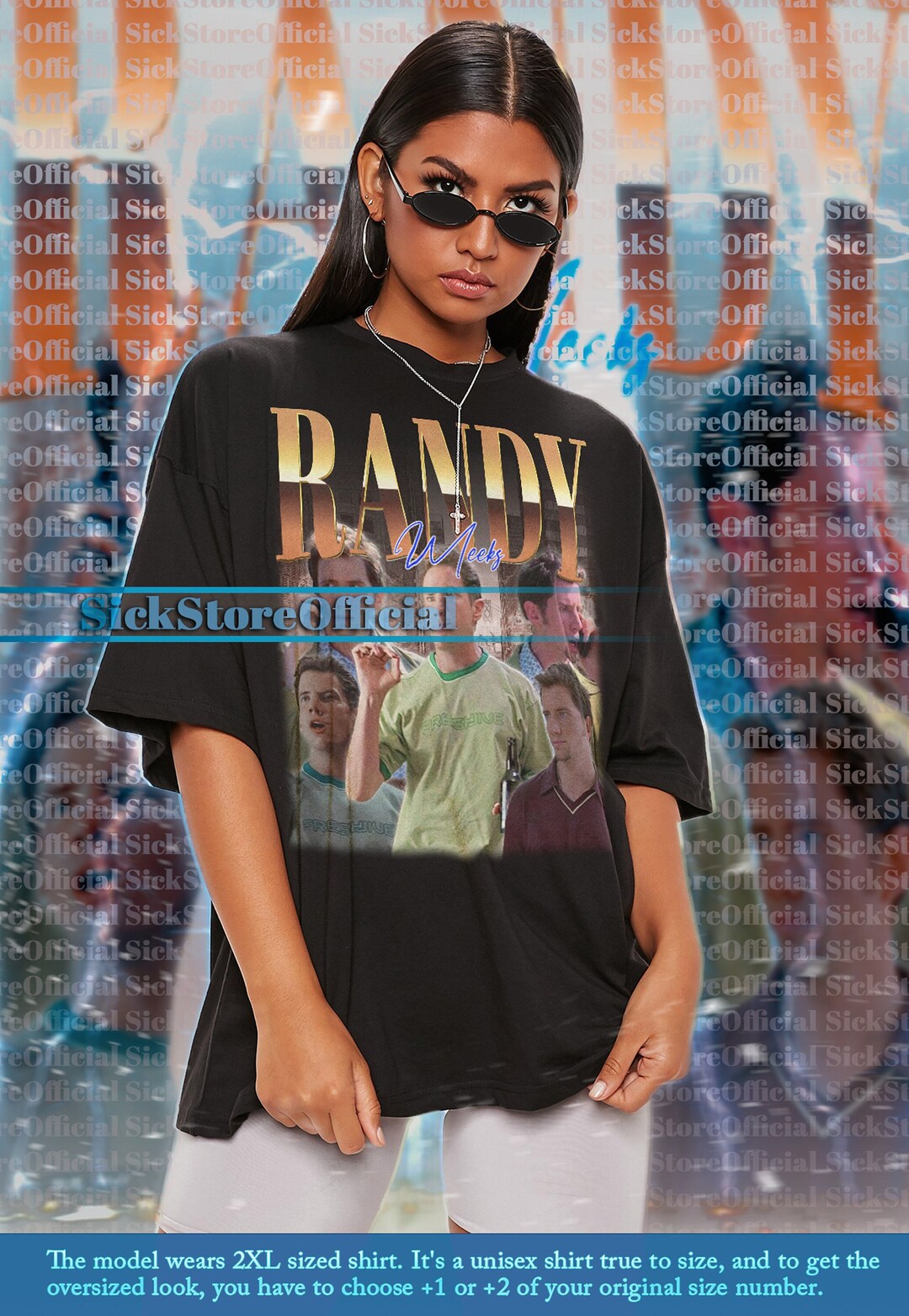 RANDY MEEKS Vintage Shirt, Randy Meeks Homage Tshirt, Randy Meeks Fan ...