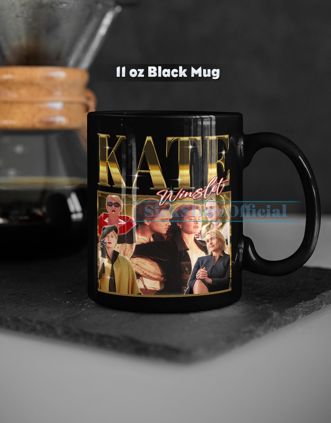 KATE WINSLET Coffee Mug, Kate Winslet Tea Mug, Kate Winslet Drinkware ...