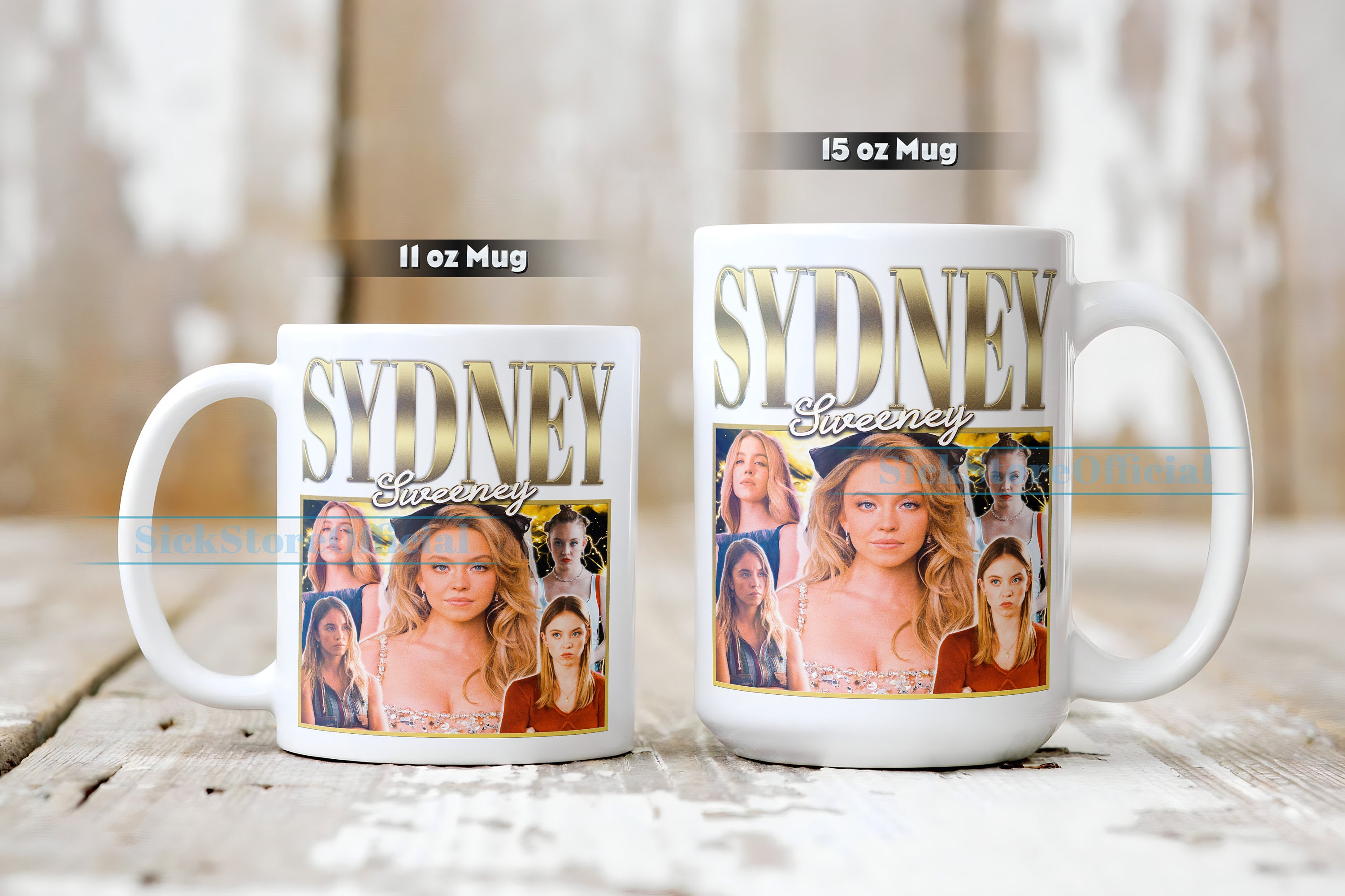 SYDNEY SWEENEY Coffee Mug, Sydney Sweeney Tea Mug, Sydney Sweeney ...