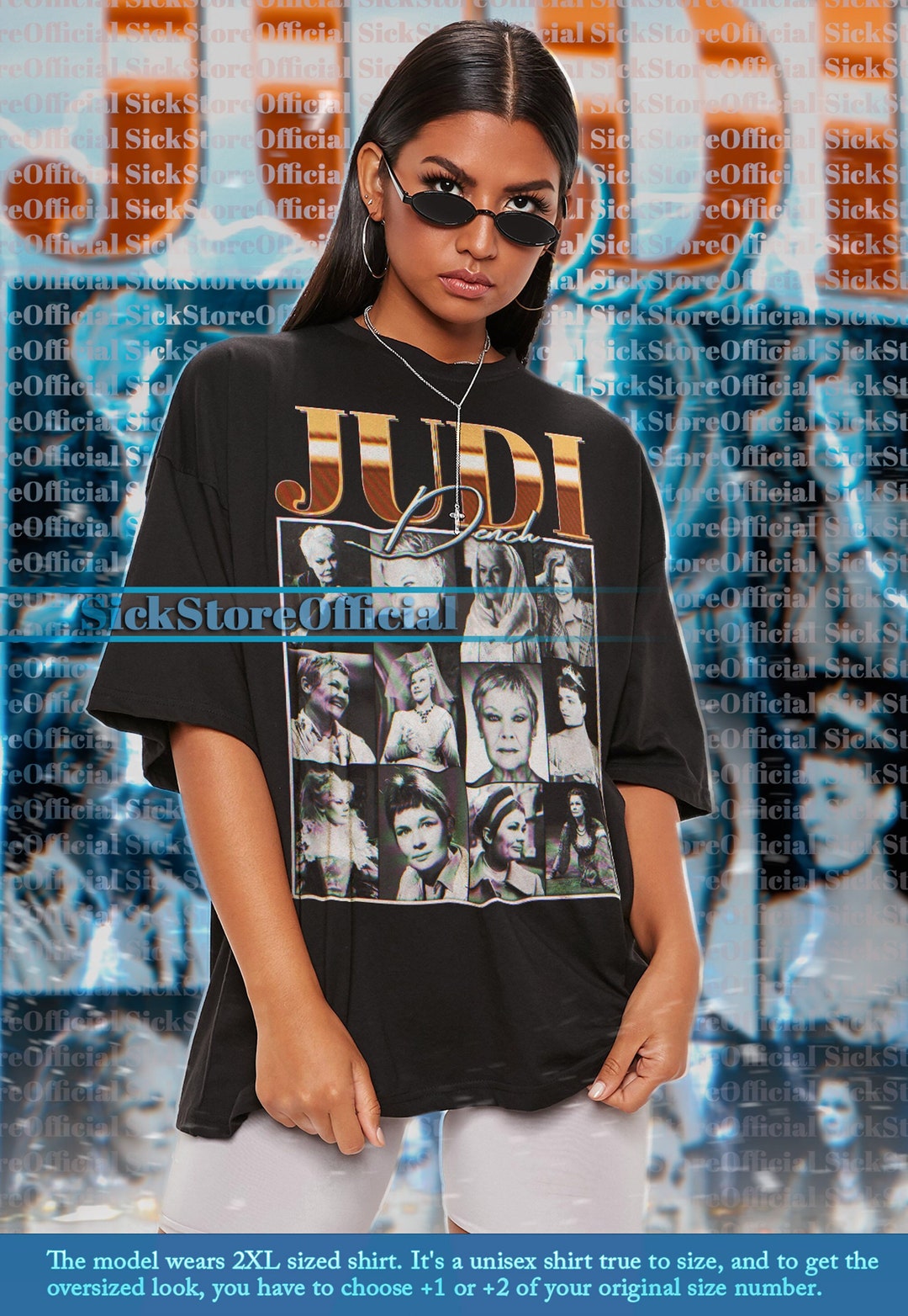 JUDI DENCH Vintage Shirt, Judi Dench Homage Tshirt, Judi Dench Fan Tees ...