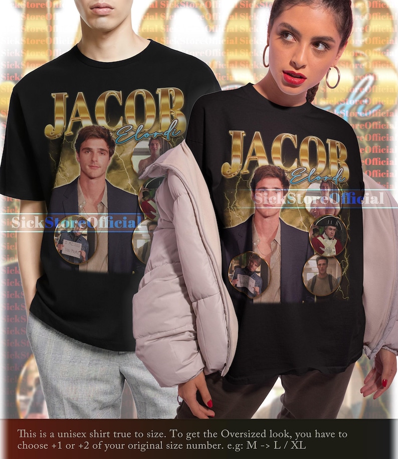 JACOB ELORDI Vintage Shirt, Jacob Elordi Homage Tshirt, Jacob Elordi ...