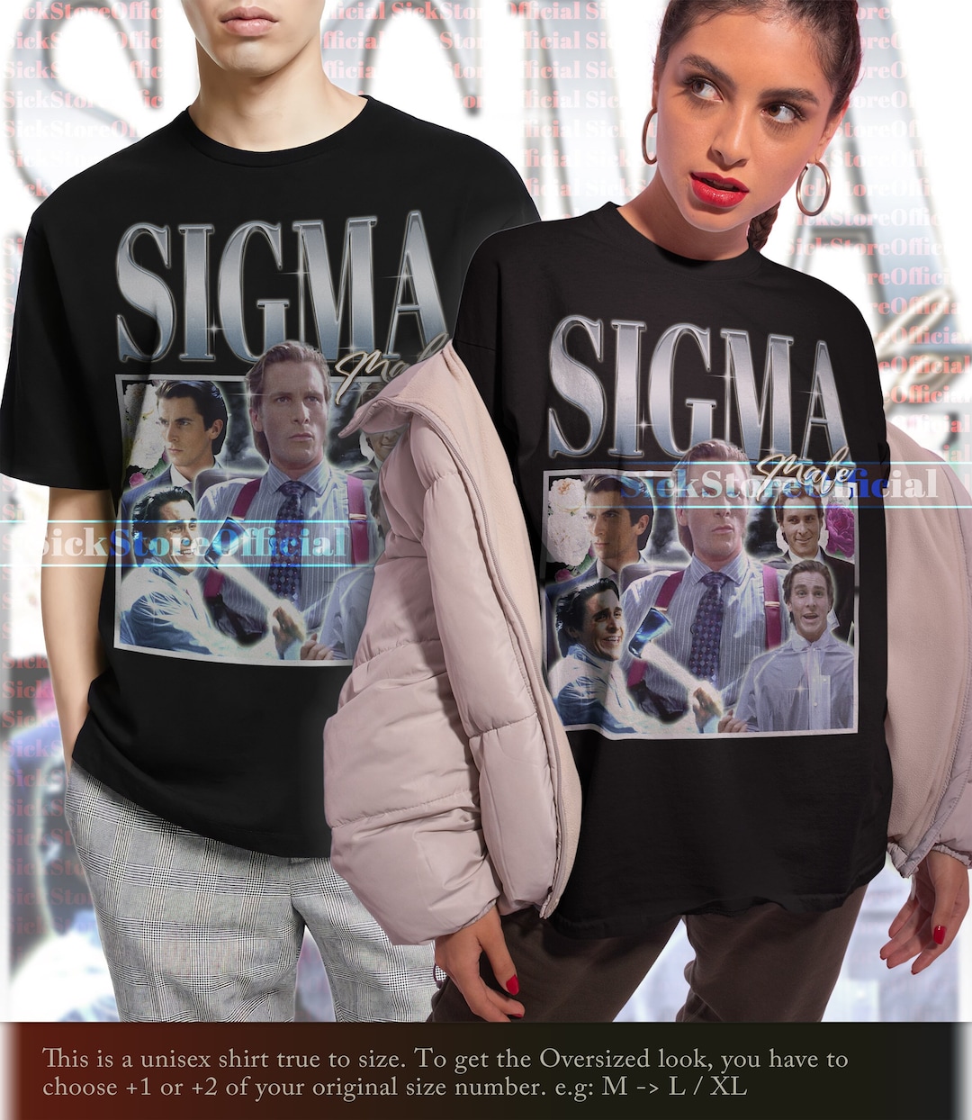 SIGMA MALE Vintage Shirt Sigma Male Homage Tshirt Sigma Male - Etsy