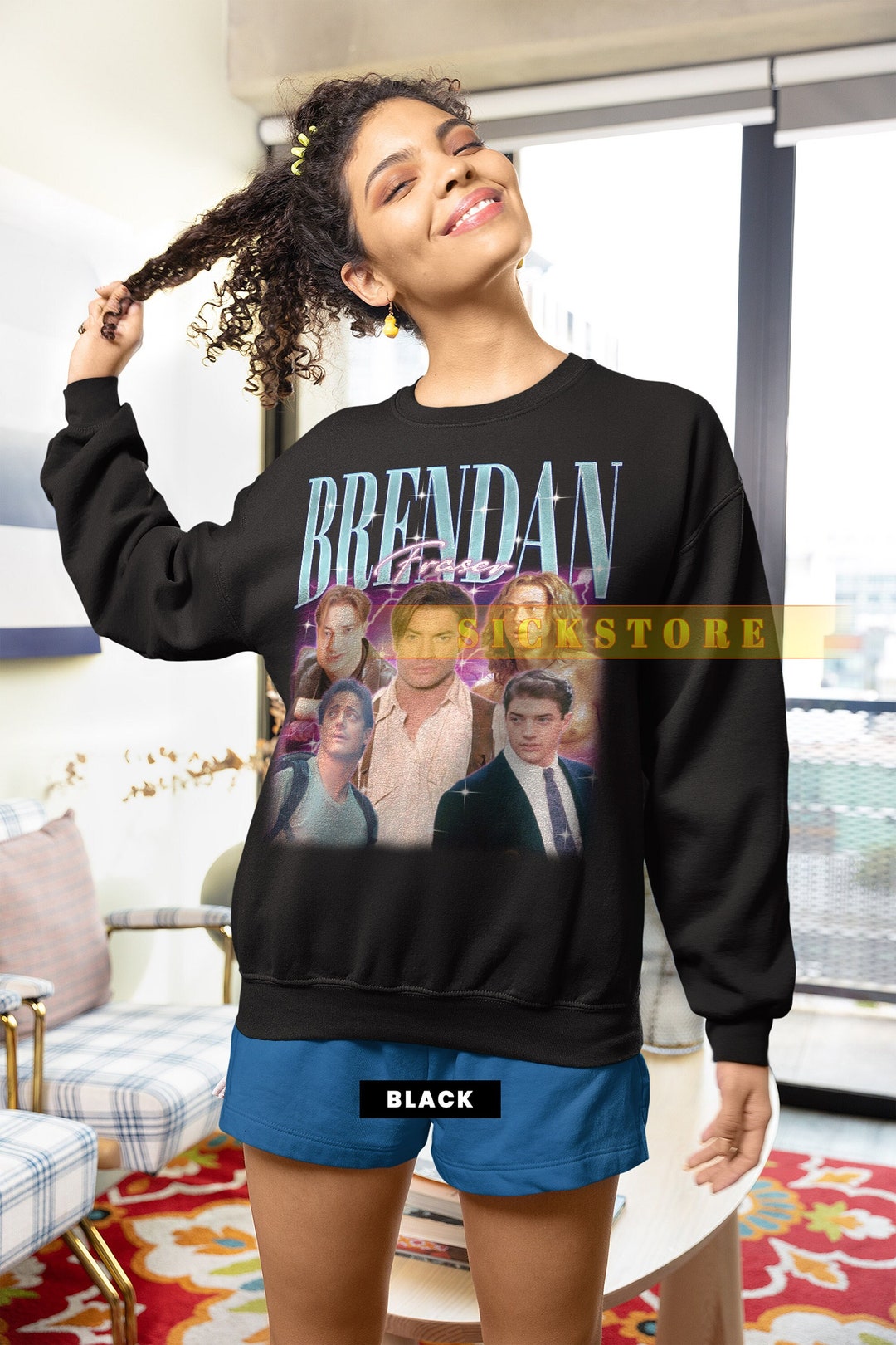 BRENDAN FRASER Sweatshirt, Brendan Fraser Tshirt, Brendan Fraser Tee ...