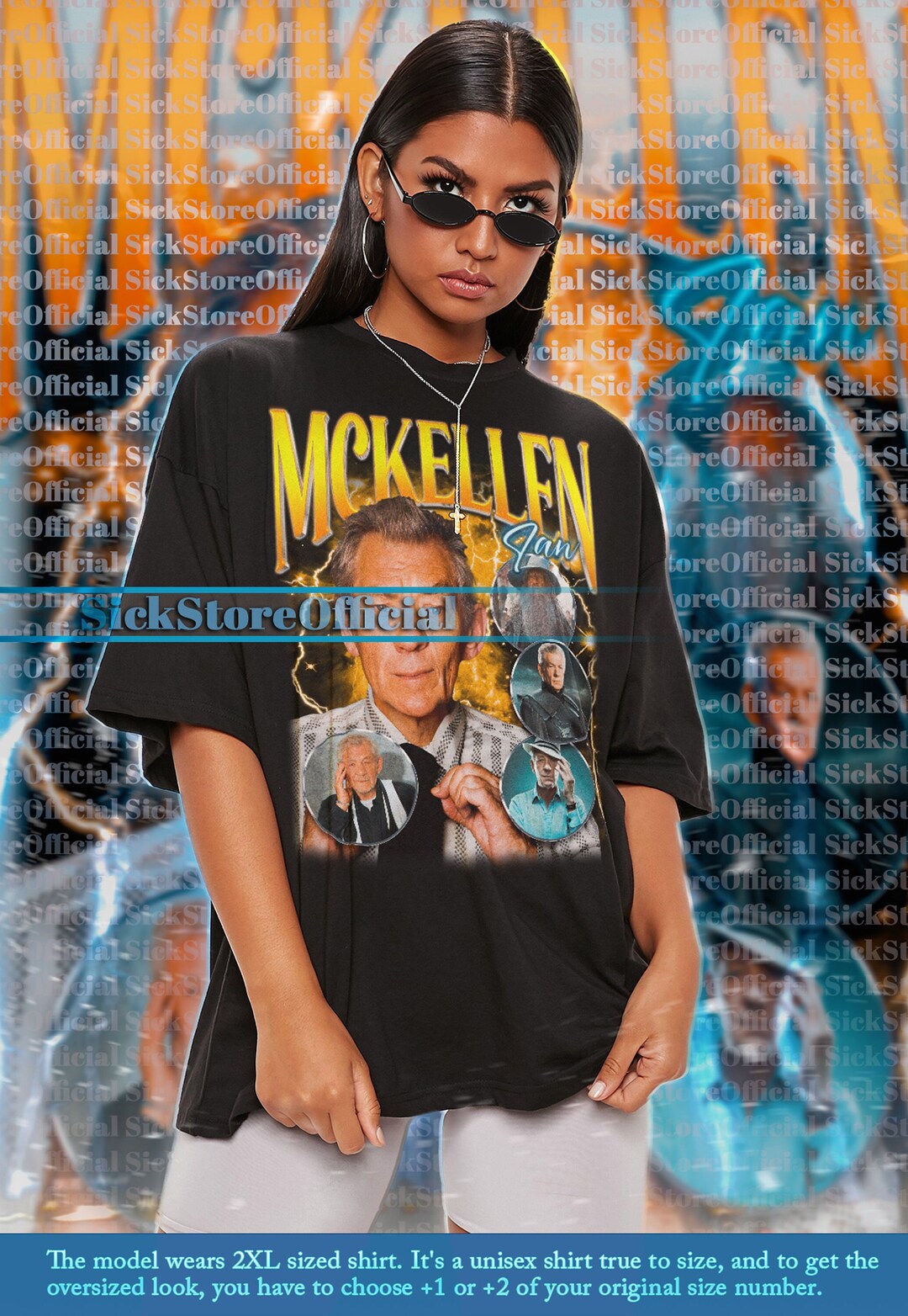 IAN MCKELLEN Vintage Shirt, Ian Mckellen Homage Tshirt, Ian Mckellen ...
