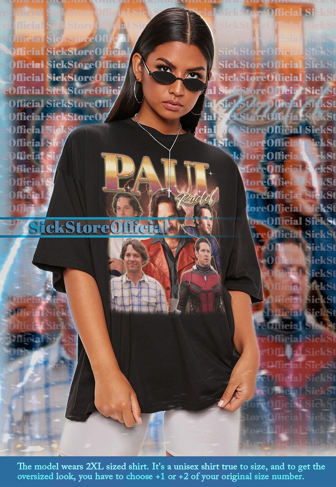 PAUL RUDD American Actor Vintage Shirt, Paul Rudd Homage Tshirt, Paul ...