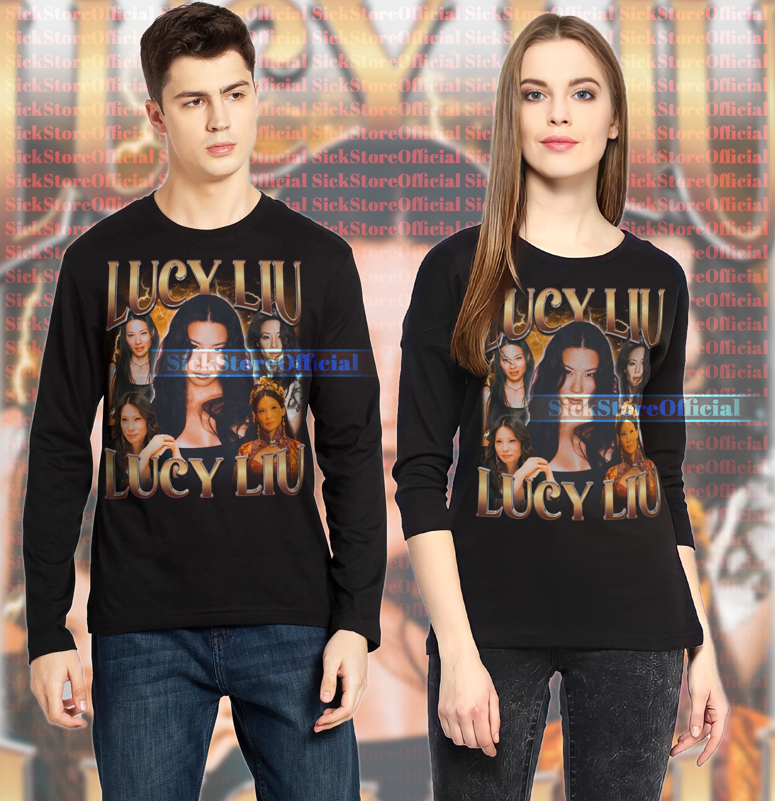 LUCY LIU Vintage Shirt Lucy Liu Homage Tshirt Lucy Liu Fan - Etsy