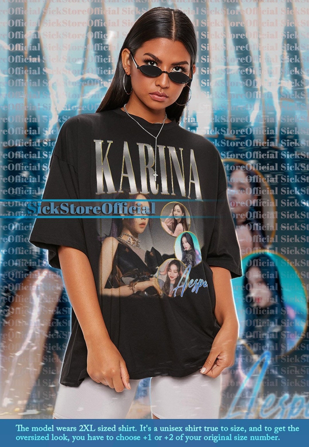 KARINA AESPA Vintage Shirt, Karina Aespa Homage Tshirt, Karina Aespa ...