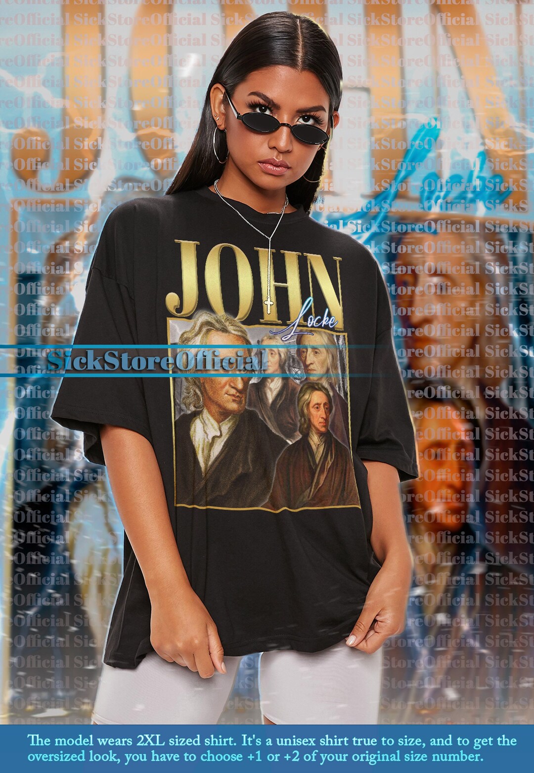 JOHN LOCKE Vintage Shirt, John Locke Homage Tshirt, John Locke Fan Tees ...