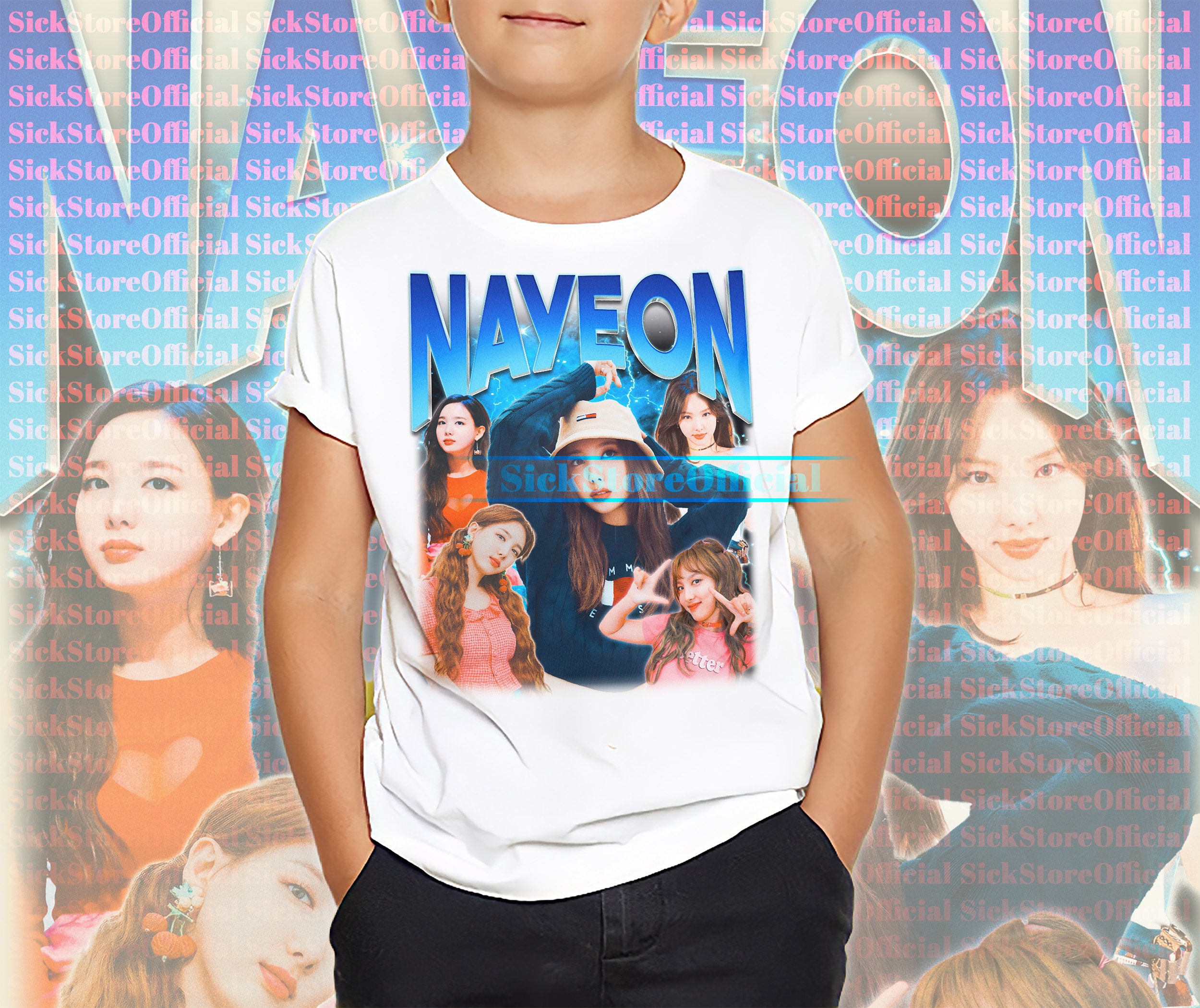 NAYEON TWICE Group Girl Band Shirt Nayeon Twice Vintage - Etsy