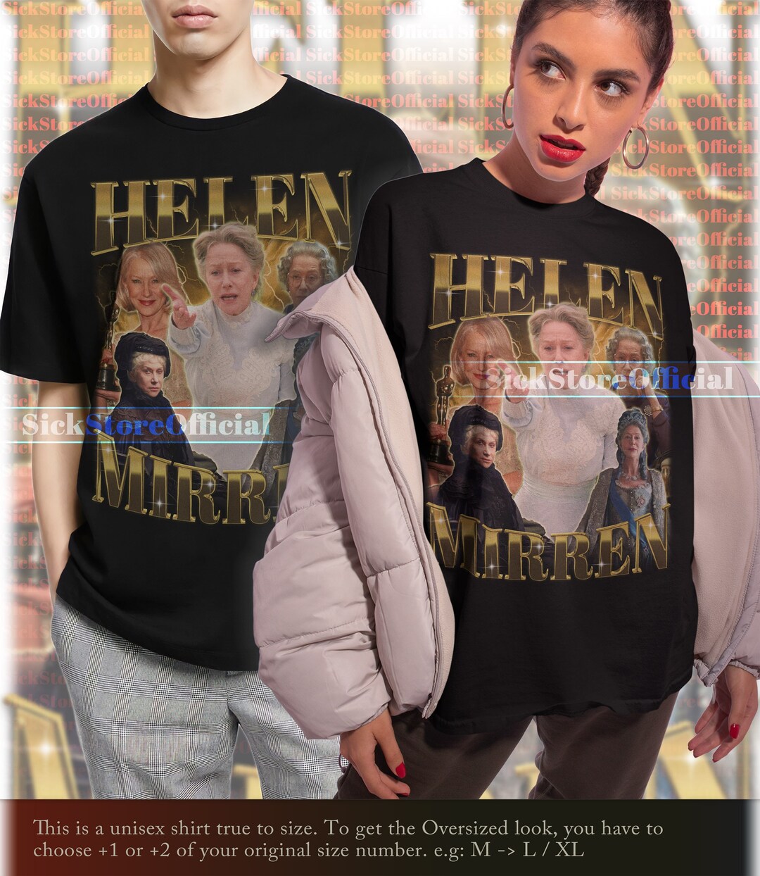HELEN MIRREN Vintage Shirt Helen Mirren Homage Tshirt Helen - Etsy