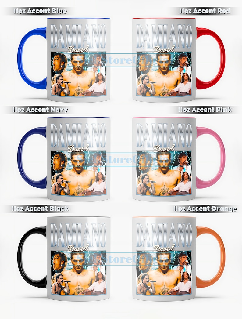 DAMIANO DAVID Coffee Mug Damiano David Tea Mug Damiano David - Etsy