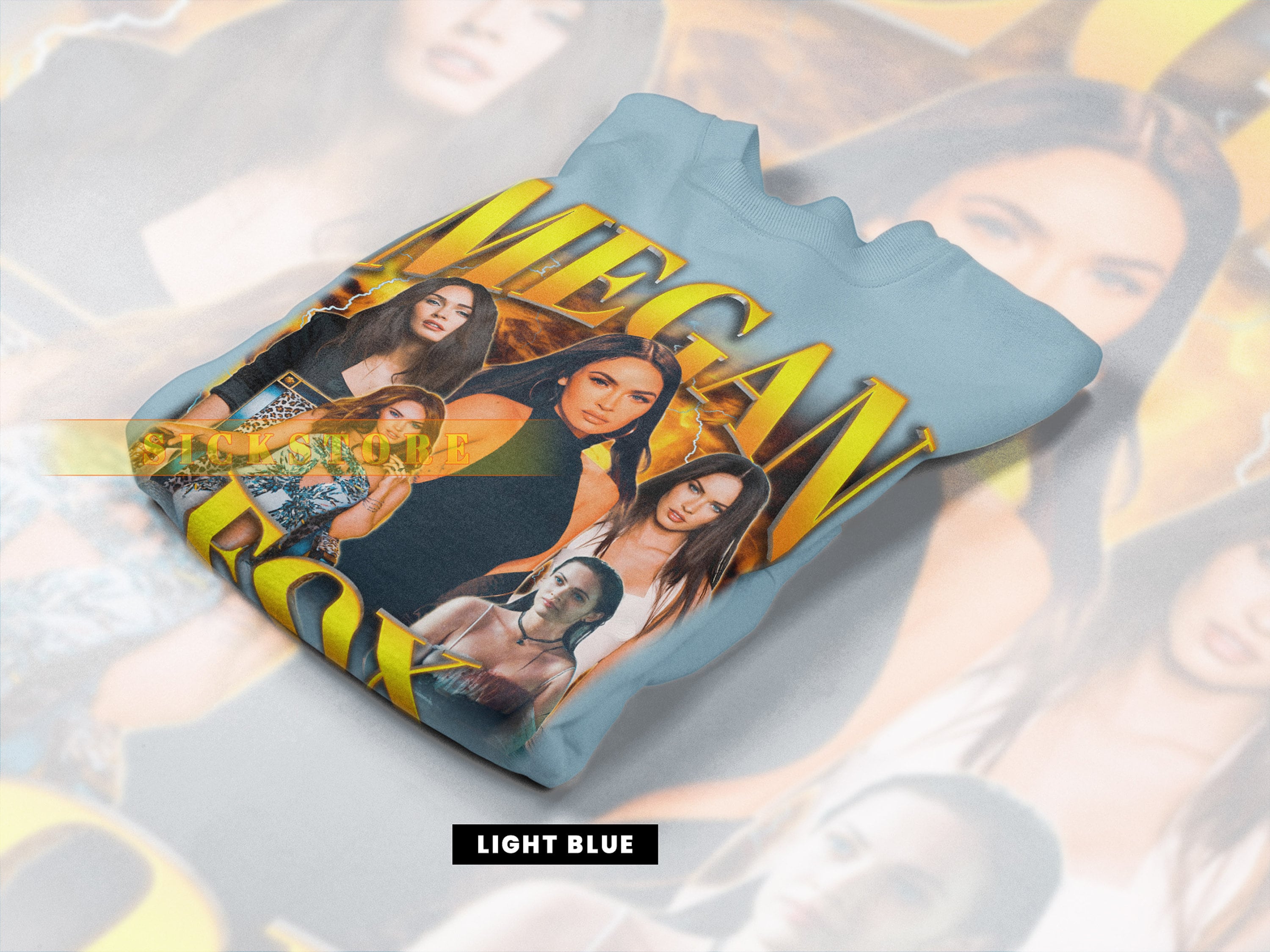 MEGAN FOX Vintage Sweatshirt Megan Fox Homage Sweater Megan - Etsy