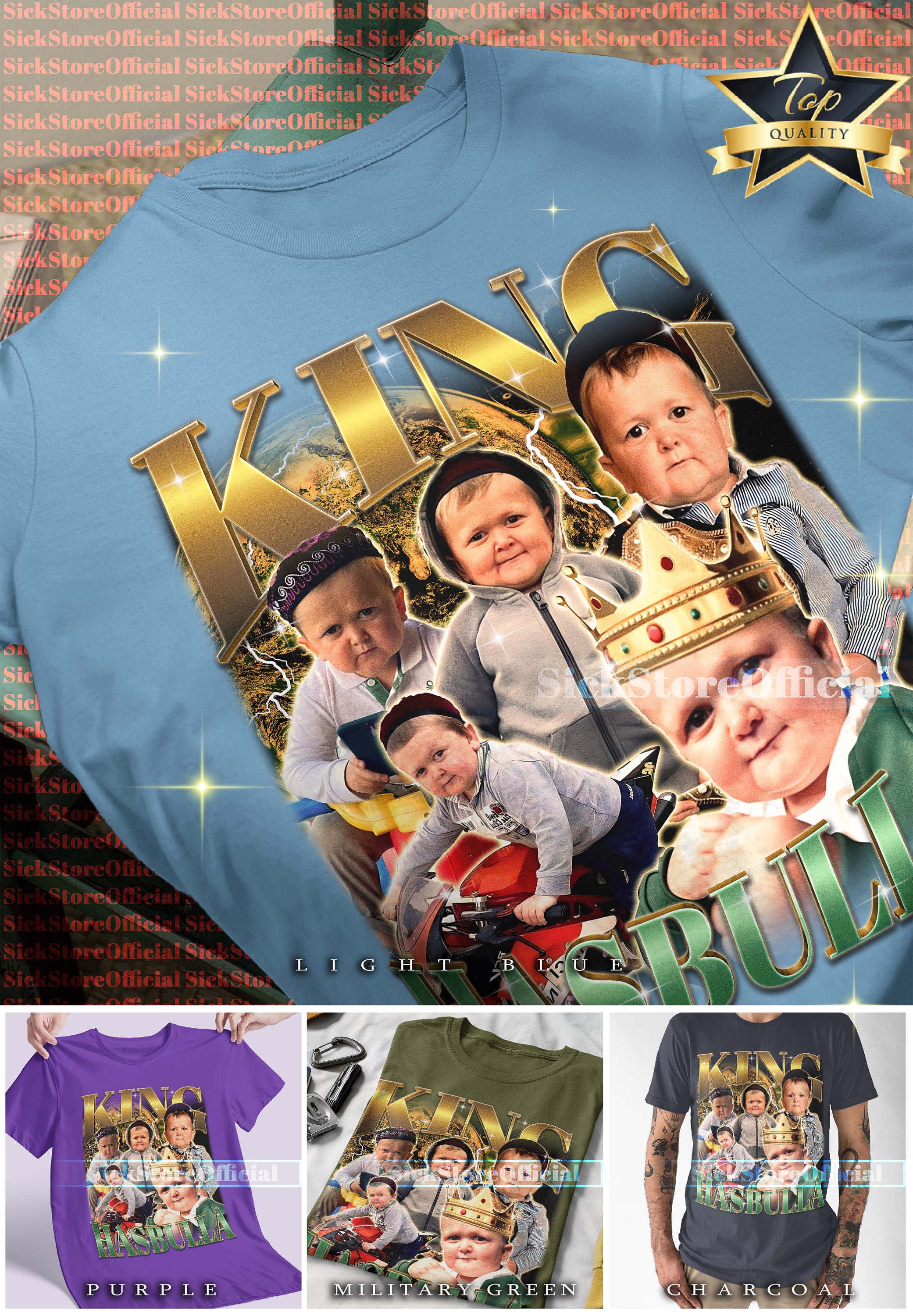 KING HASBULLA Magomedov Shirt Hasbulla Shirt King Hasbulla - Etsy UK