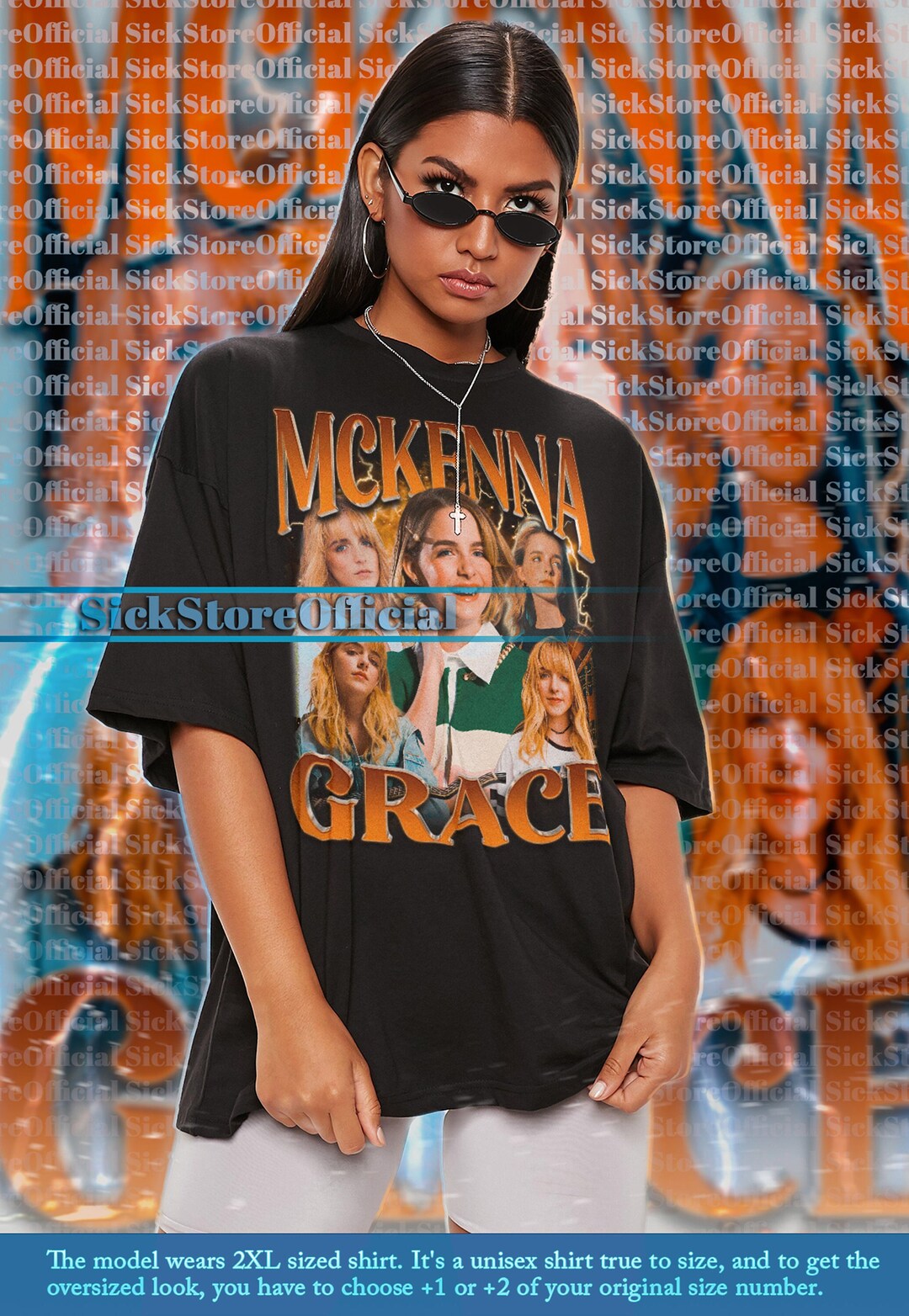 MCKENNA GRACE Vintage Shirt, Mckenna Grace Homage Tshirt, Mckenna Grace ...