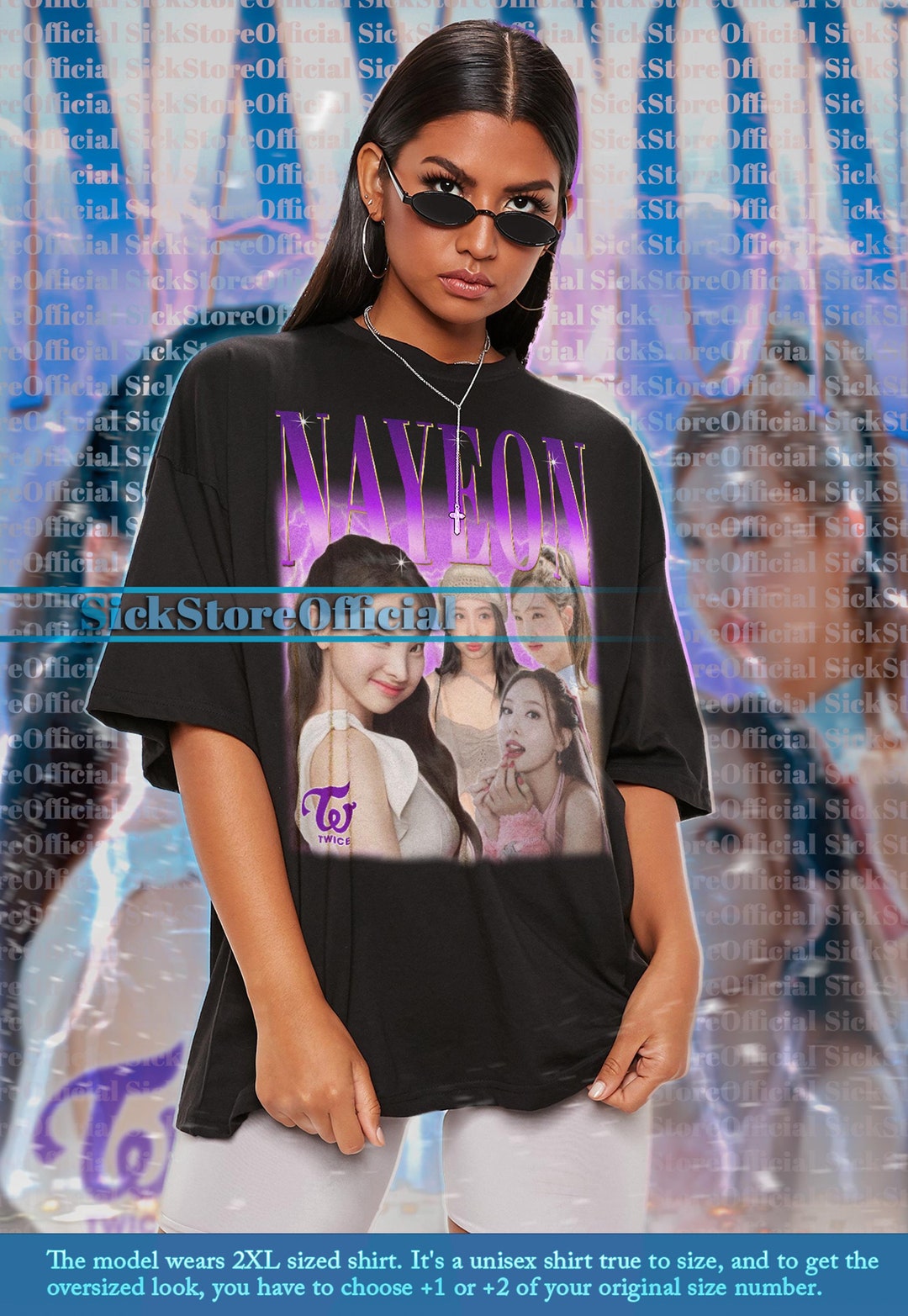 NAYEON TWICE Group Girl Band Shirt, Nayeon Twice Vintage Tshirt, Twice ...