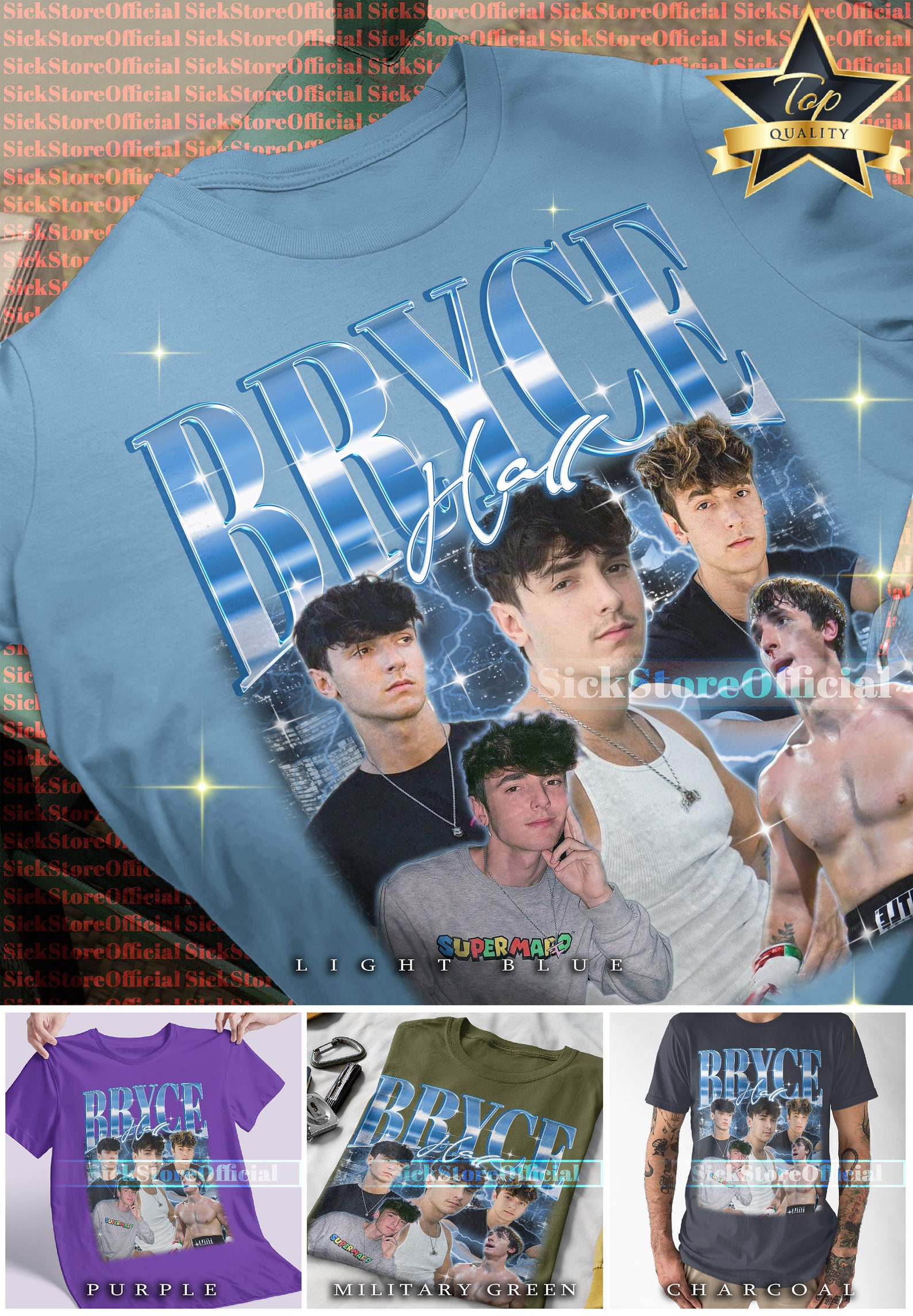 BRYCE HALL Vintage Shirt Bryce Hall Homage Tshirt Bryce Hall - Etsy