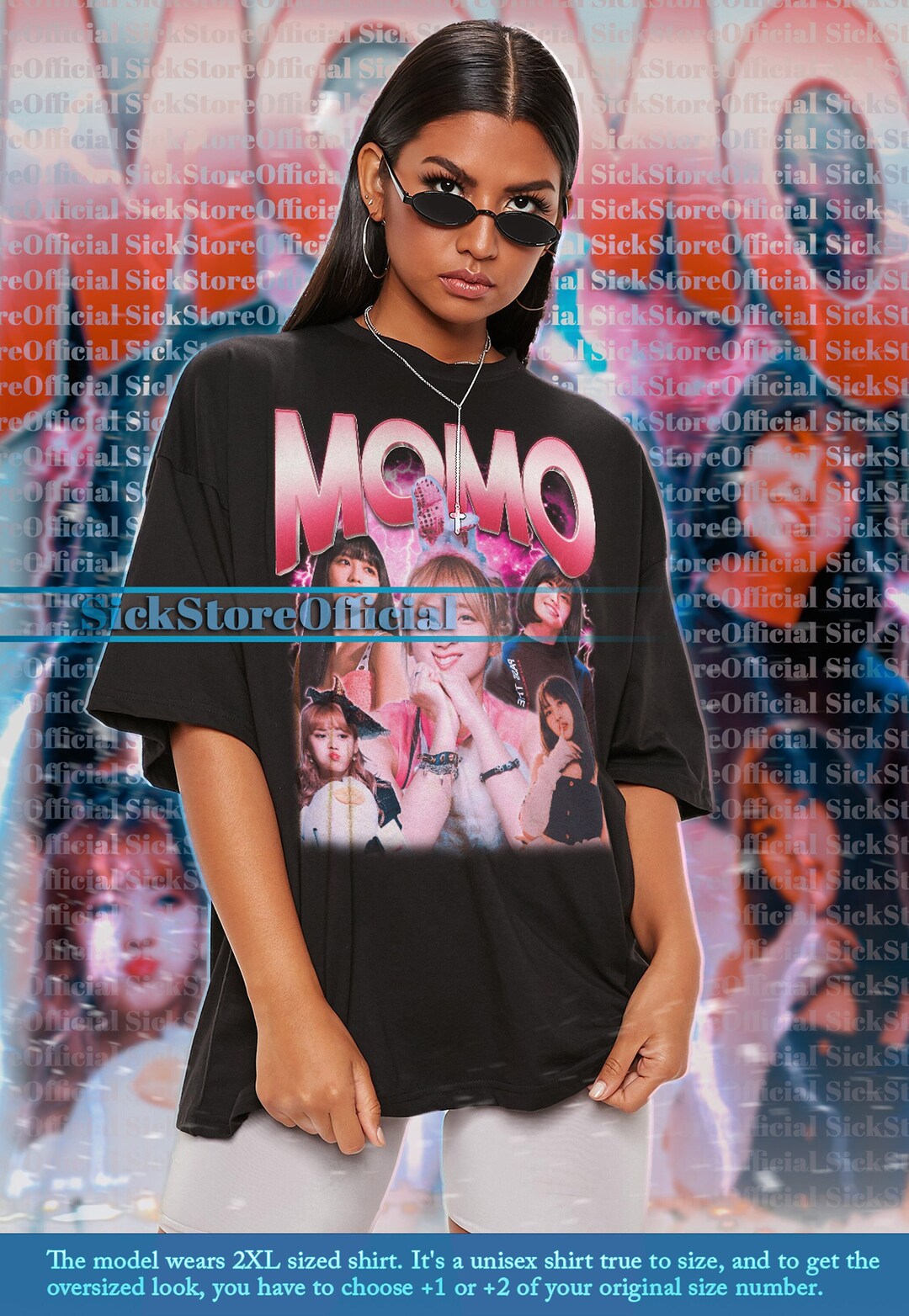 MOMO TWICE Group Girl Band Shirt, Momo Twice Vintage Shirt, Twice Girl ...