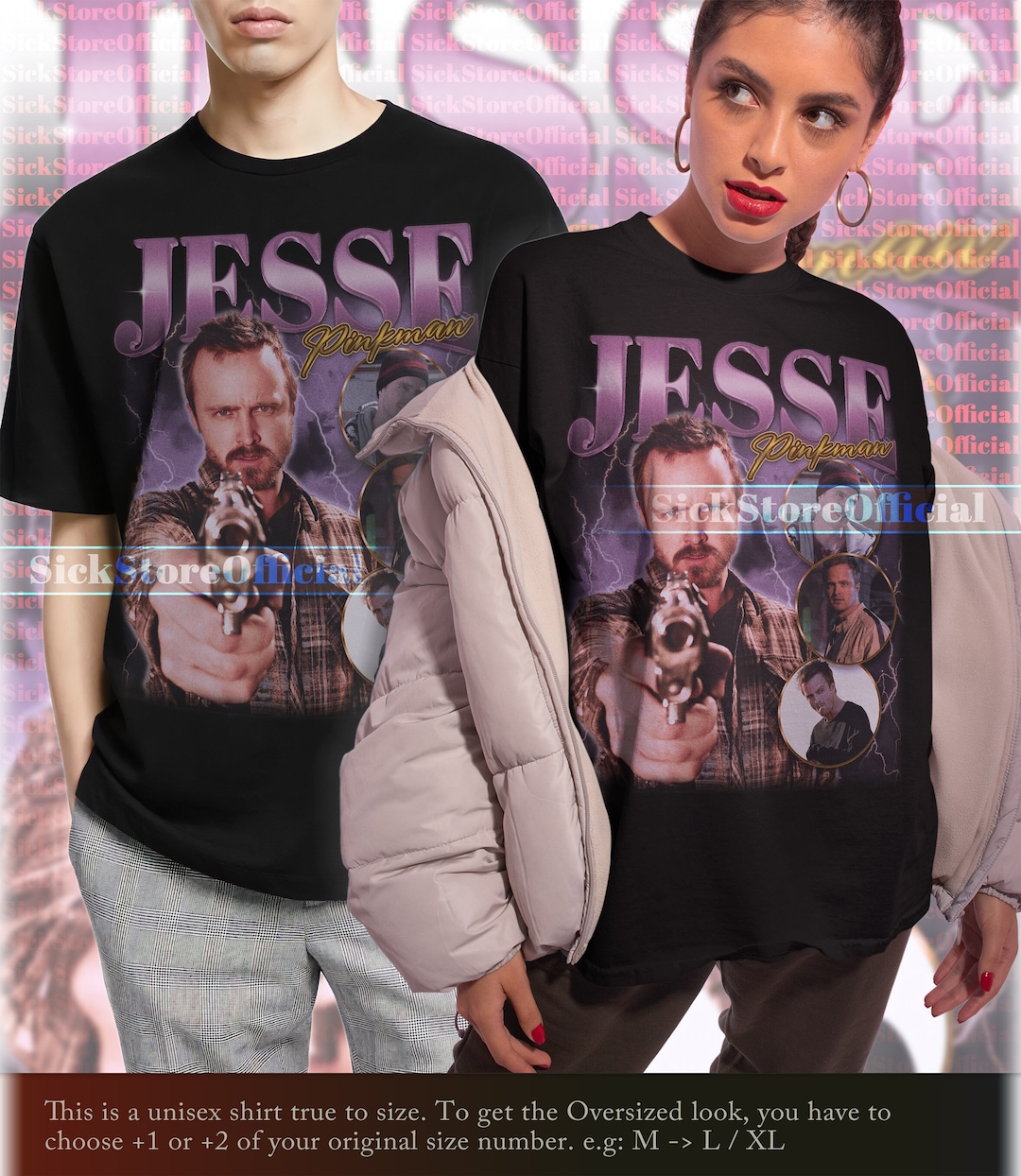JESSE PINKMAN Shirt Jesse Pinkman Tshirt Vintage Jesse - Etsy