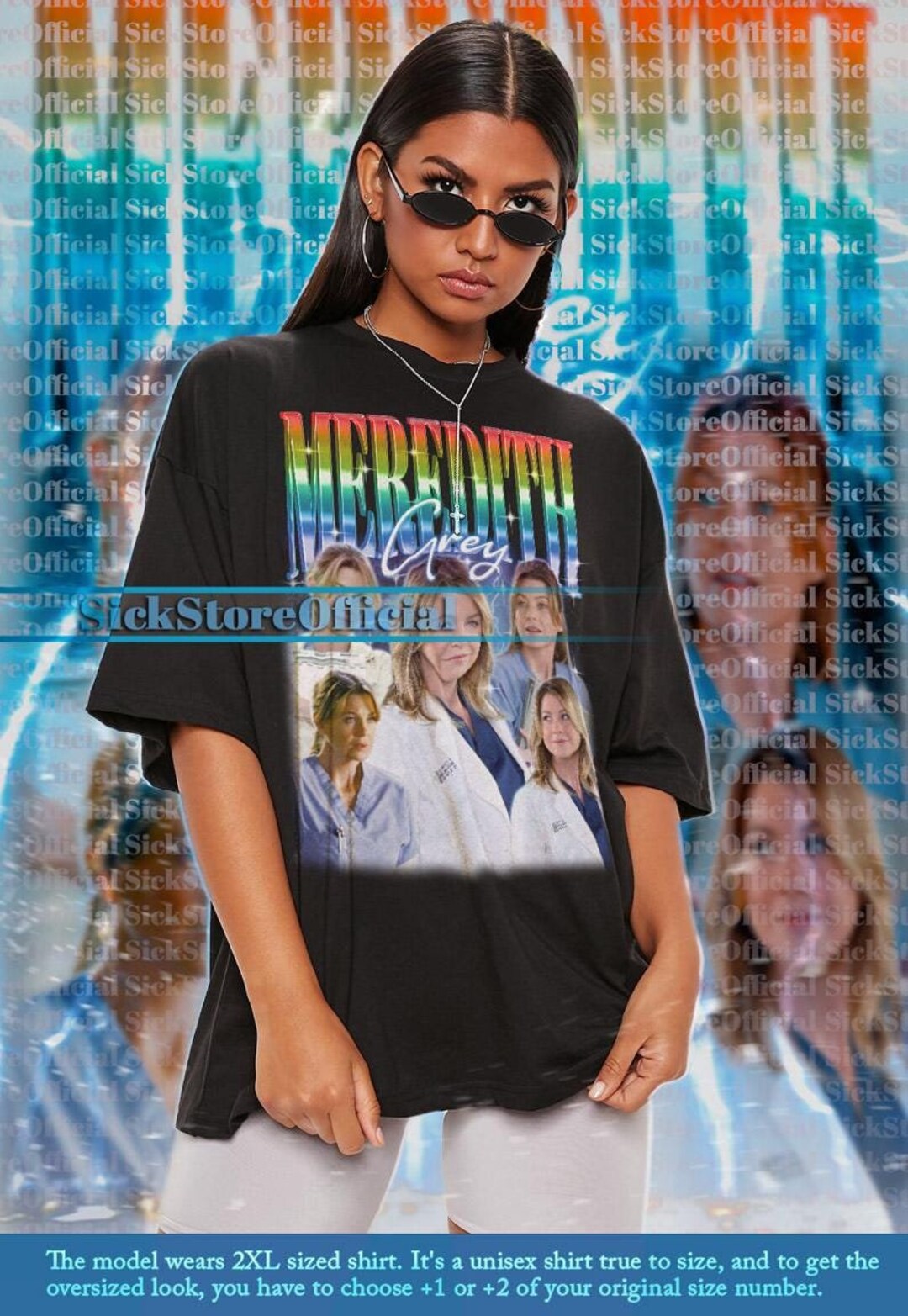 MEREDITH GREY Vintage Shirt, Meredith Grey Homage Tshirt, Meredith Grey ...