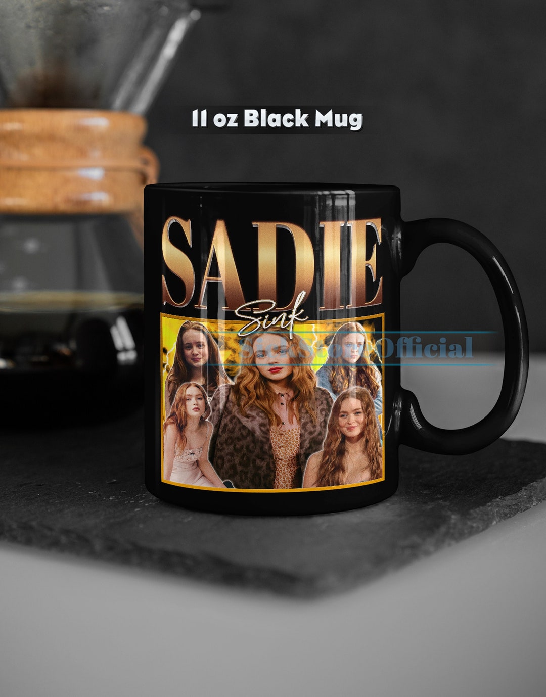SADIE SINK Coffee Mug, Sadie Sink Tea Mug, Sadie Sink Drinkware, Sadie ...