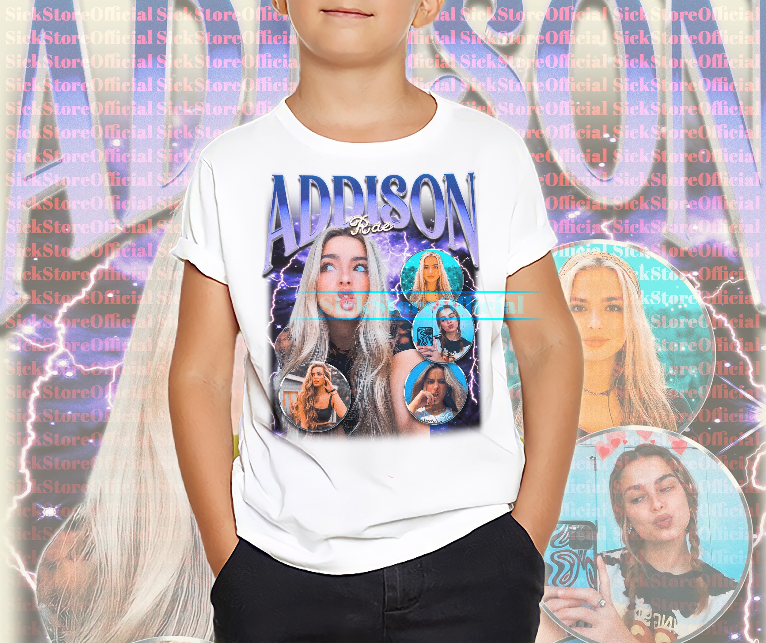 ADDISON RAE Vintage Shirt Addison Rae Rap 90s Hip-hop Style - Etsy