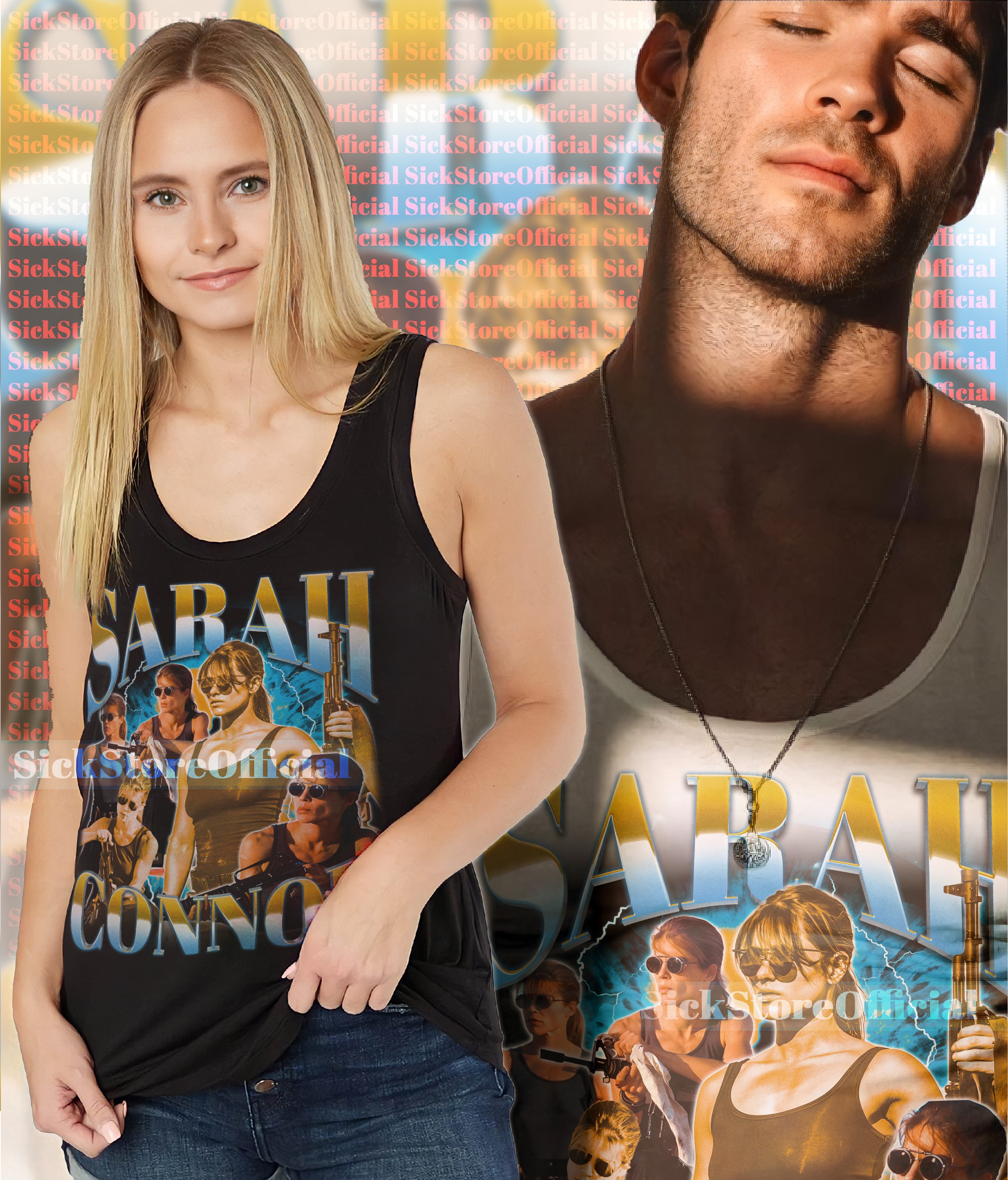 SARAH CONNOR Vintage Shirt Sarah Connor Homage Retro Tshirt - Etsy