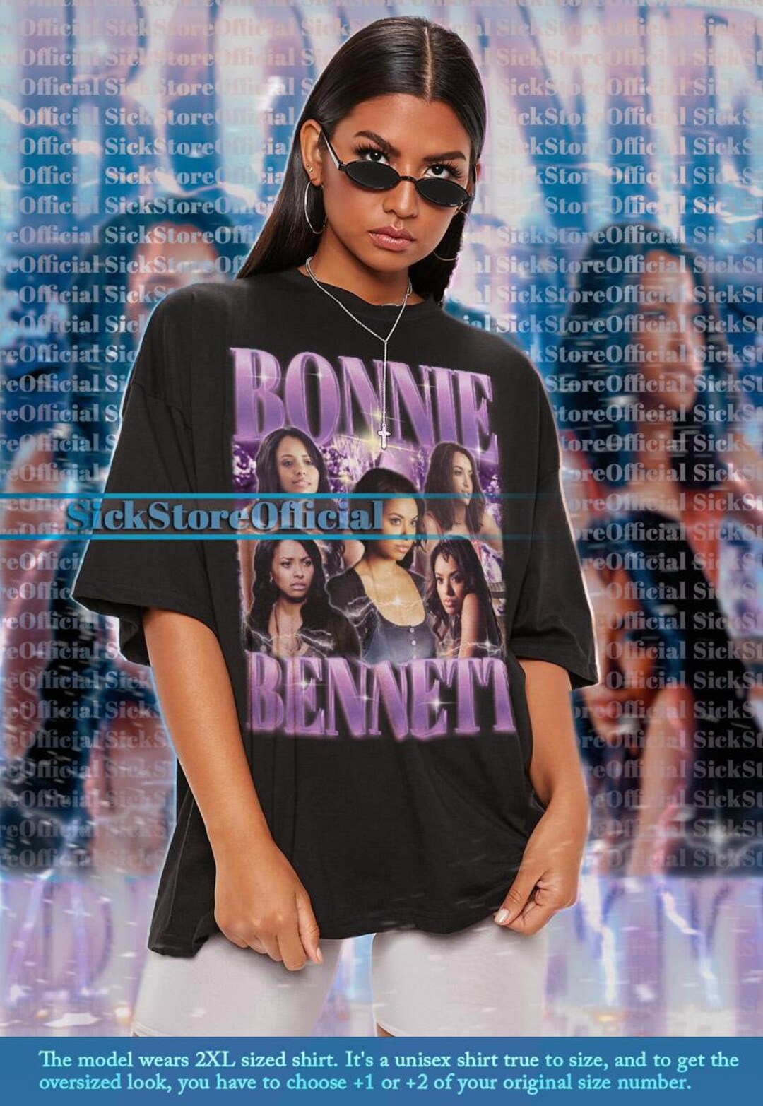 BONNIE BENNETT Vintage Shirt, Bonnie Bennett Homage Tshirt, Bonnie ...