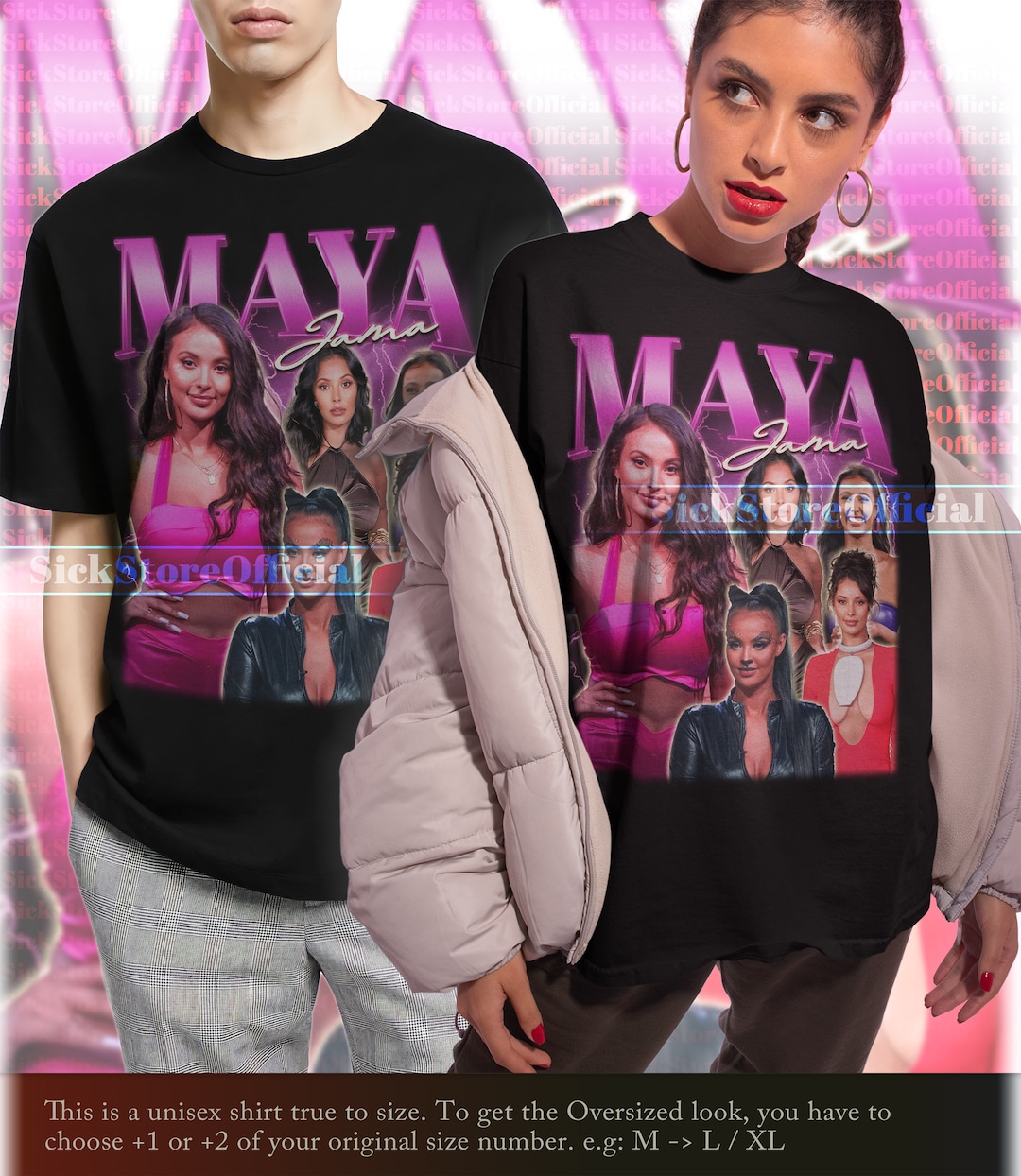 MAYA JAMA Vintage Shirt Maya Jama Homage Tshirt Maya Jama - Etsy