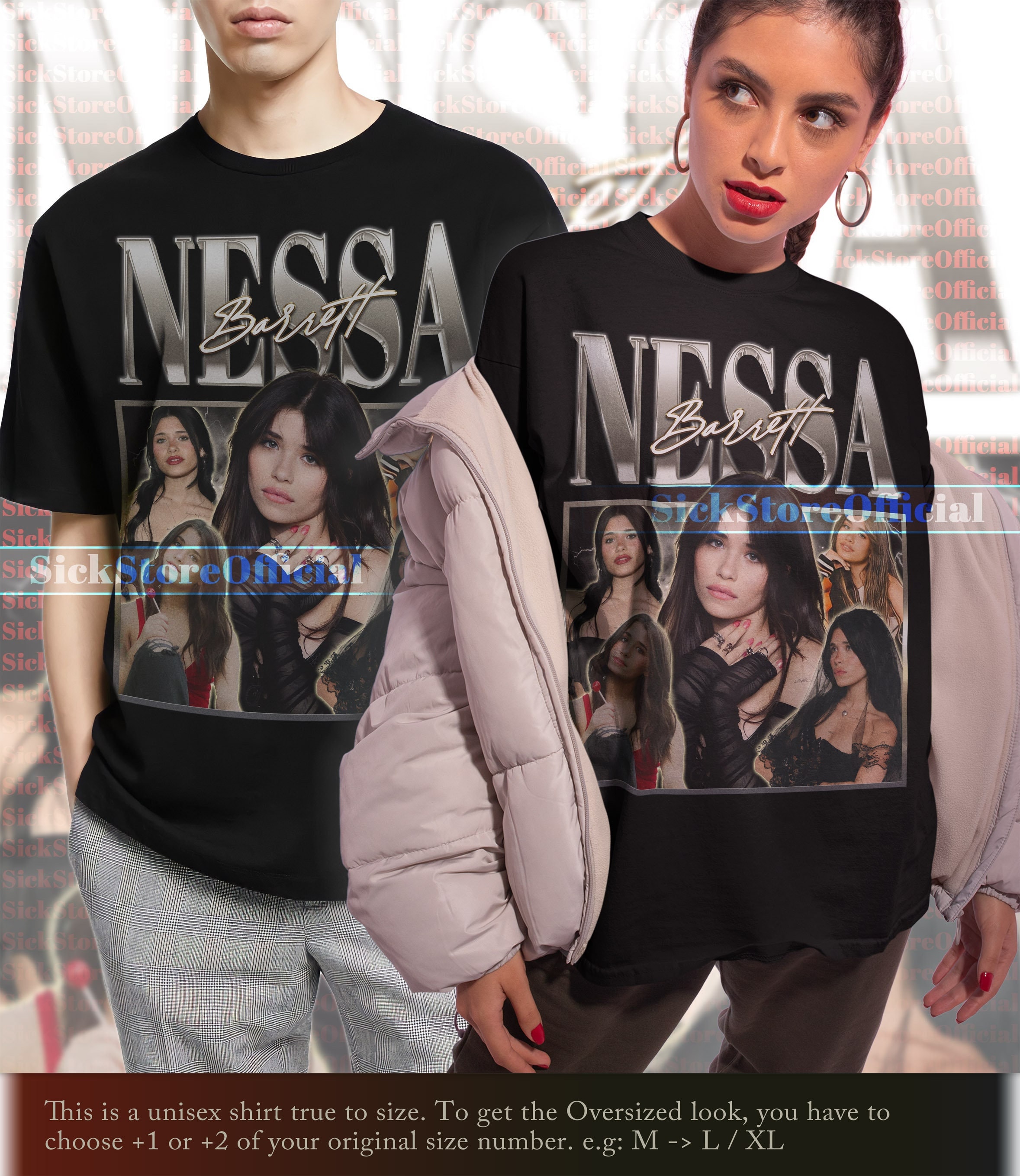 NESSA BARRETT Vintage Shirt, Nessa Barrett Homage Tshirt, Nessa Barrett ...