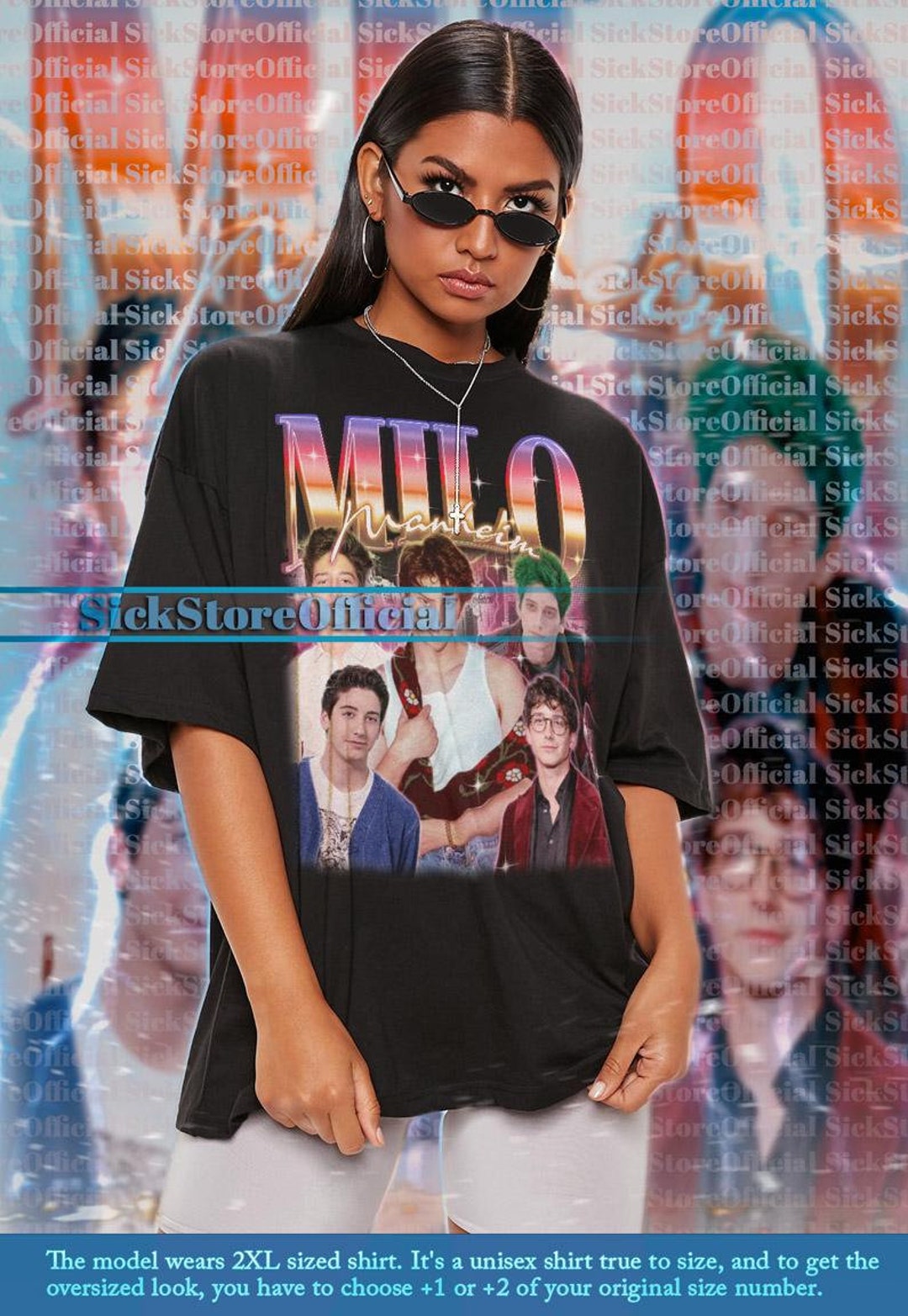 MILO MANHEIM Vintage Shirt, Milo Manheim Homage Tshirt, Milo Manheim ...