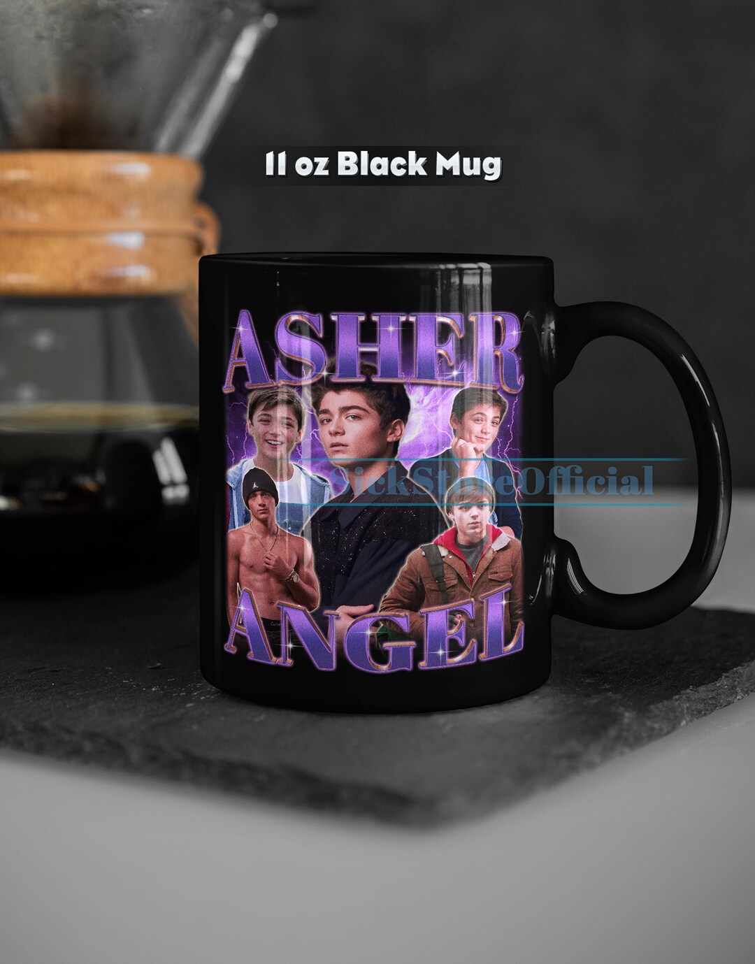 ASHER ANGEL Coffee Mug, Asher Angel Tea Mug, Asher Angel Drinkware ...