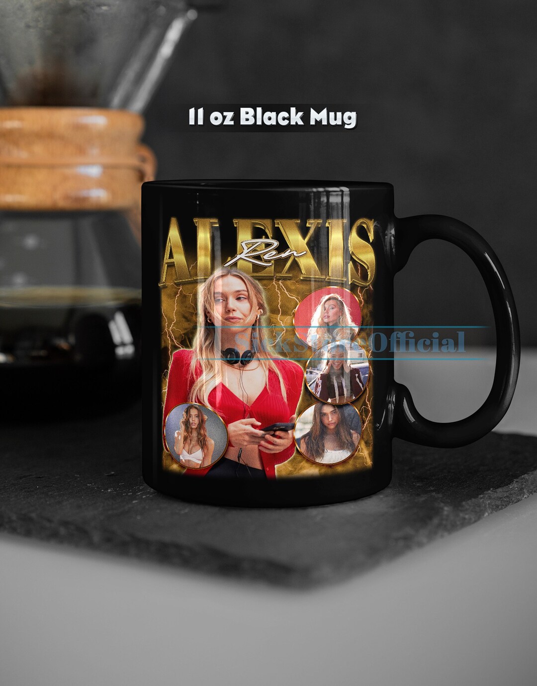 ALEXIS REN Coffee Mug, Alexis Ren Tea Mug, Alexis Ren Coffee Drinkware ...