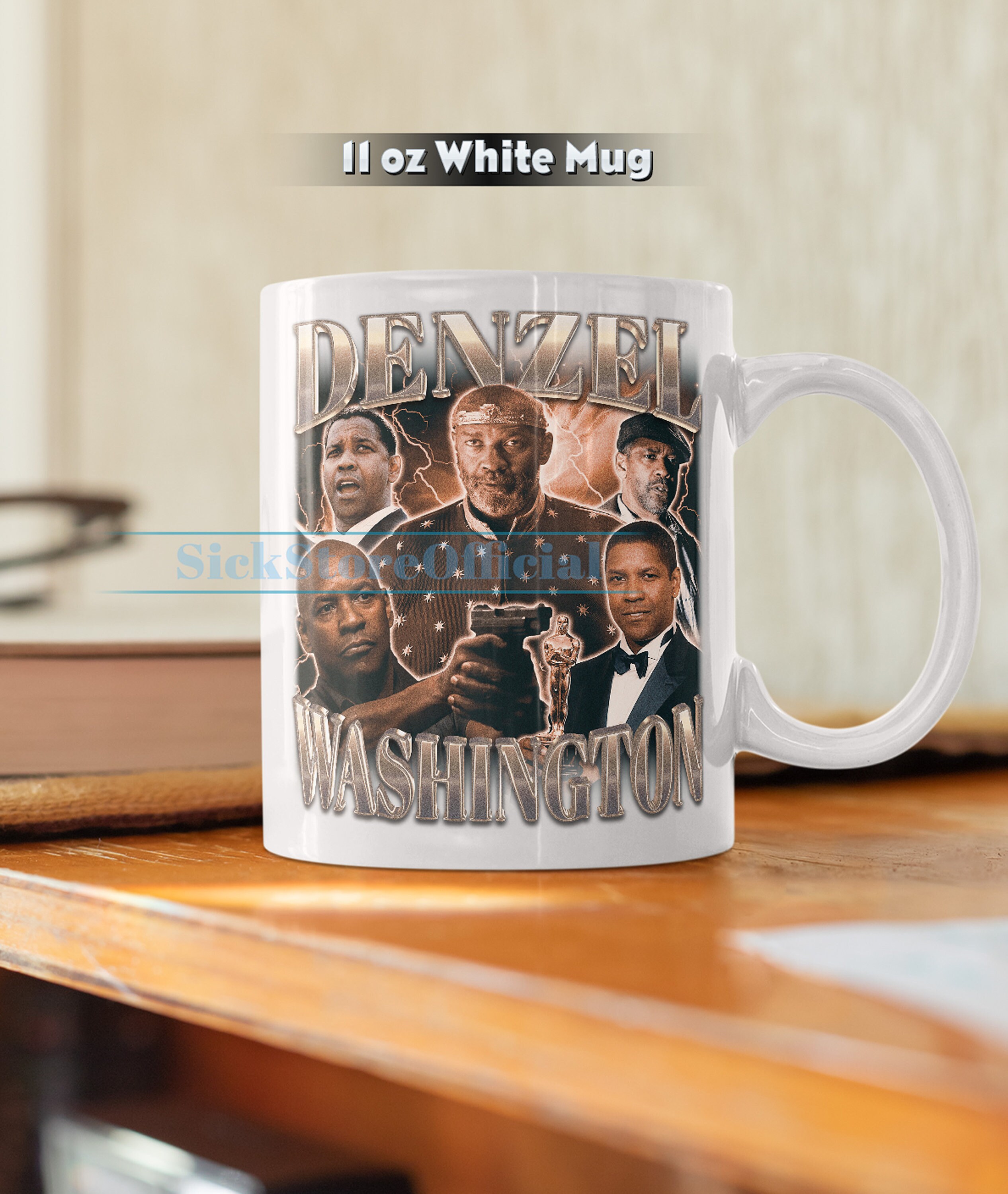 DENZEL WASHINGTON Coffee Mug, Denzel Washington Tea Mug, Denzel ...