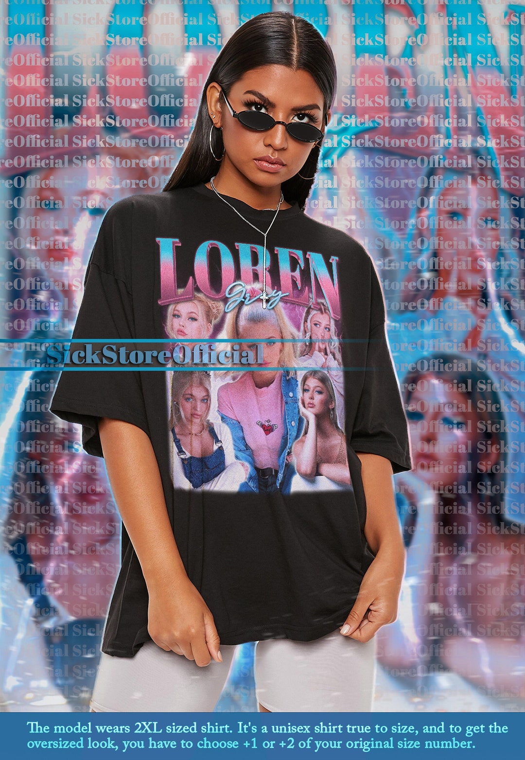 LOREN GRAY Vintage Shirt, Loren Gray Homage Tshirt, Loren Gray Fan Tees ...