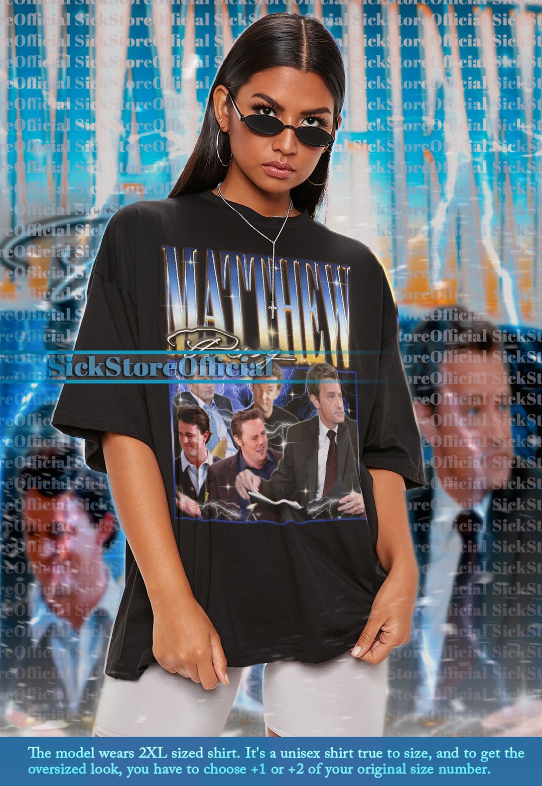 MATTHEW PERRY Vintage Shirt, Matthew Perry Homage Tshirt, Matthew Perry ...