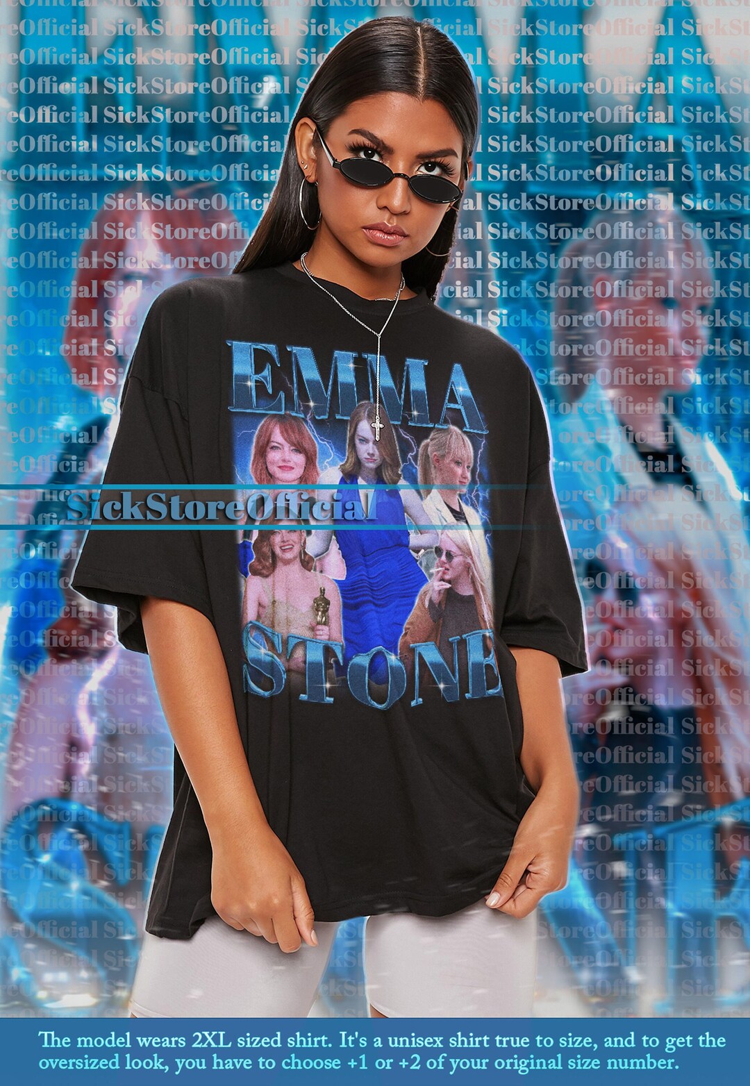 EMMA STONE Vintage Shirt, Emma Stone Homage Tshirt, Emma Stone Fan Tees ...