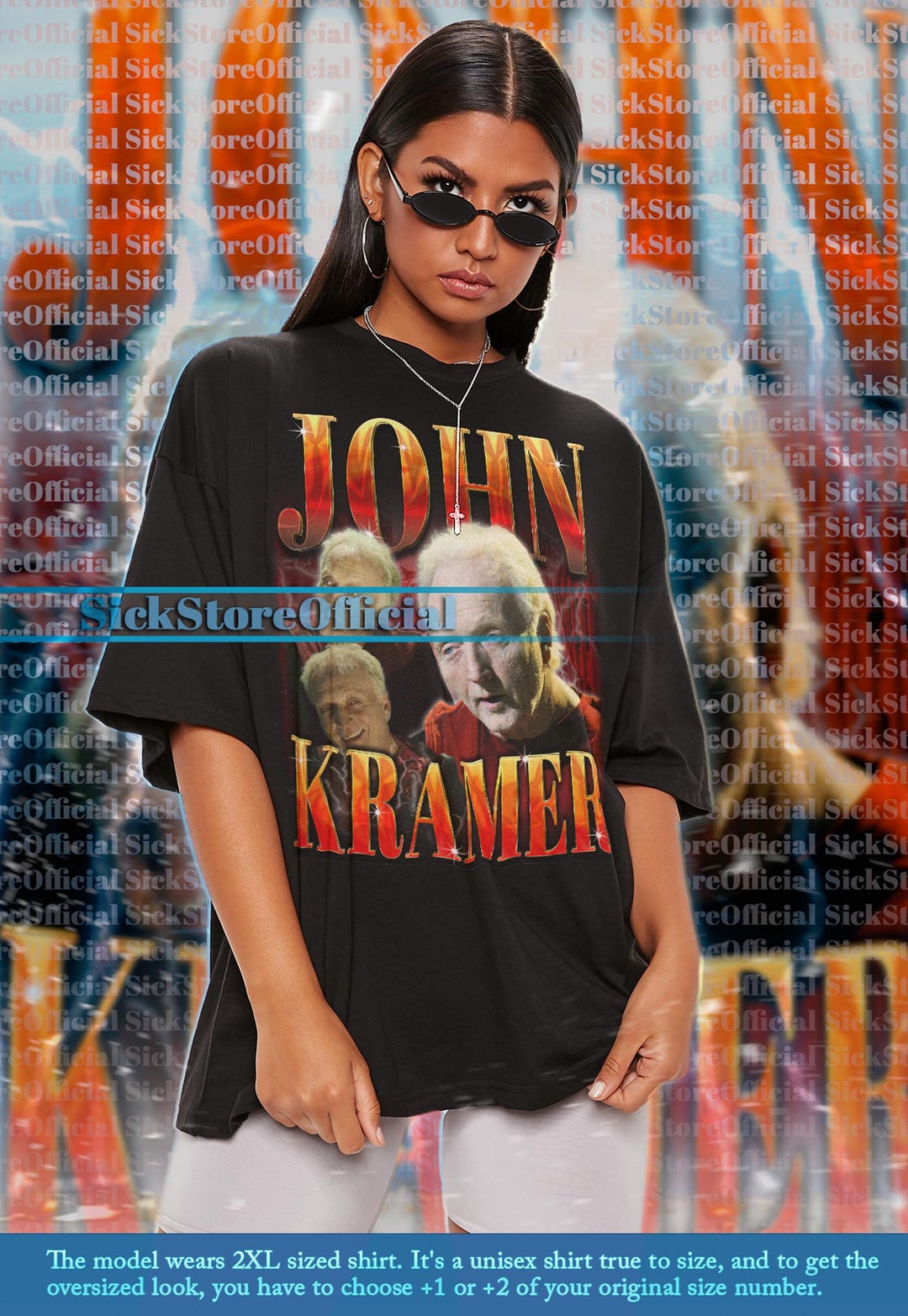 JOHN KRAMER Shirt, John Kramer Tshirt, John Kramer Fan Tees, John ...