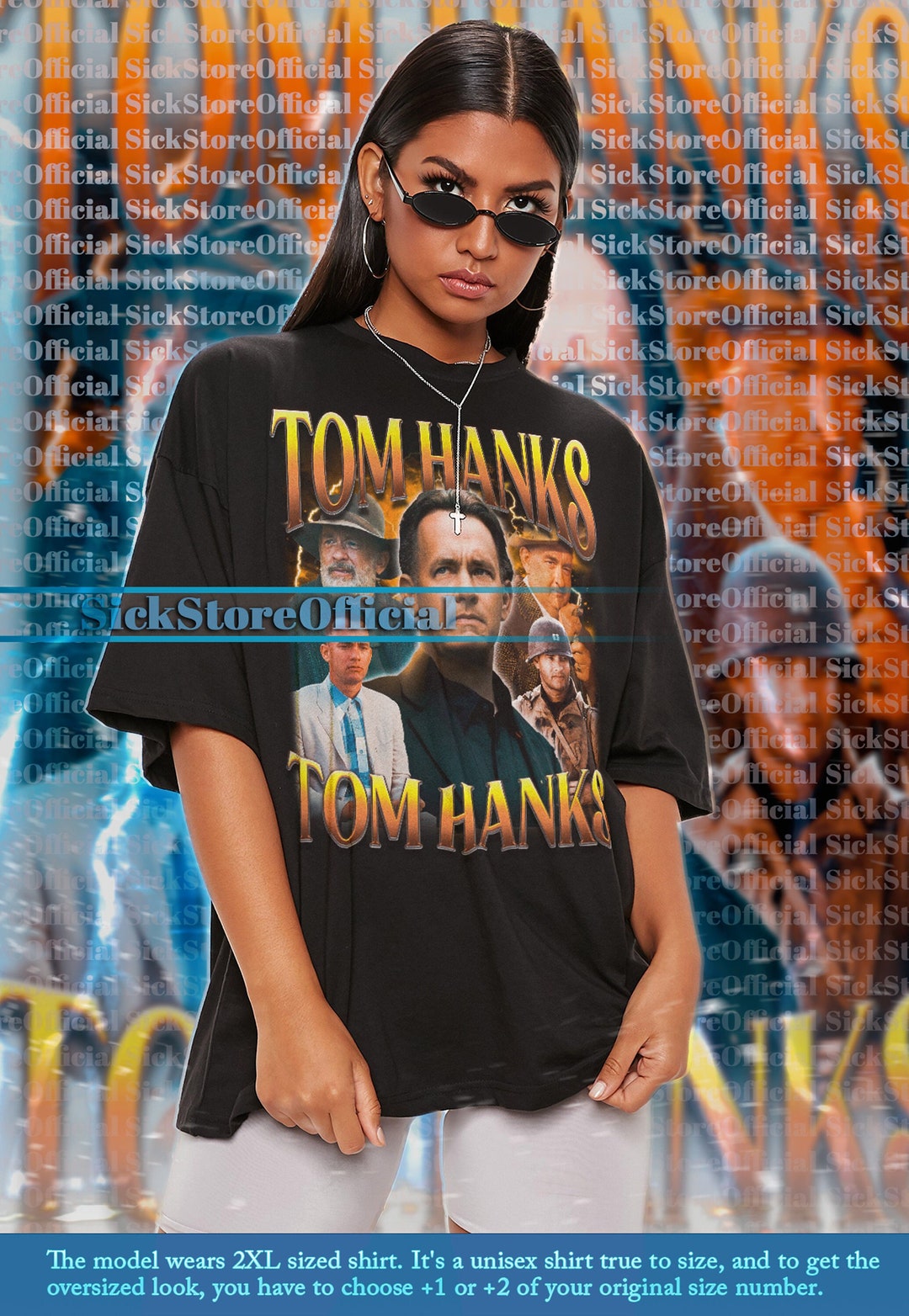 TOM HANKS Vintage Shirt, Tom Hanks Homage Tshirt, Tom Hanks Fan Tee ...