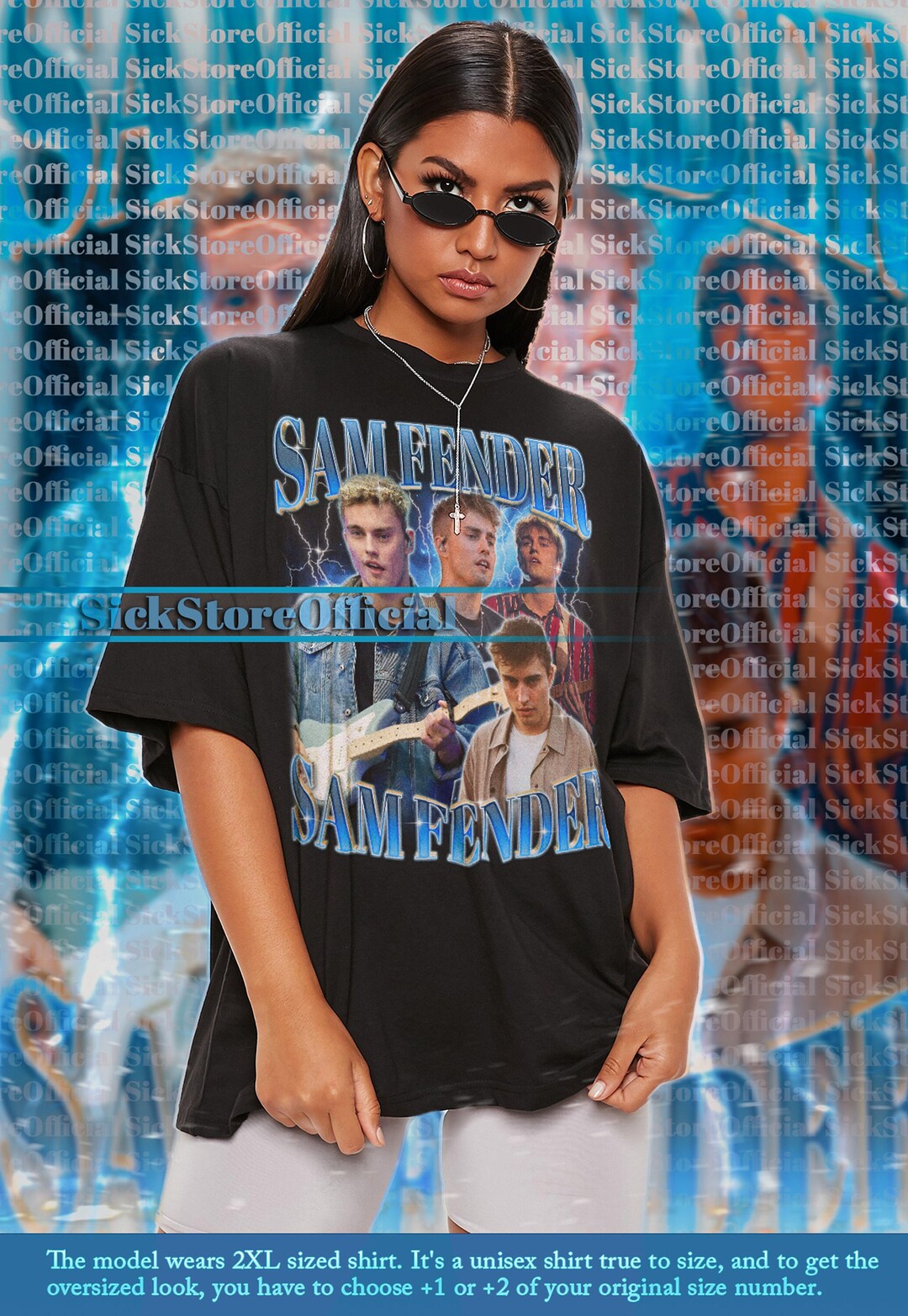 SAM FENDER Vintage Shirt, Sam Fender Homage Tshirt, Sam Fender Fan Tee ...