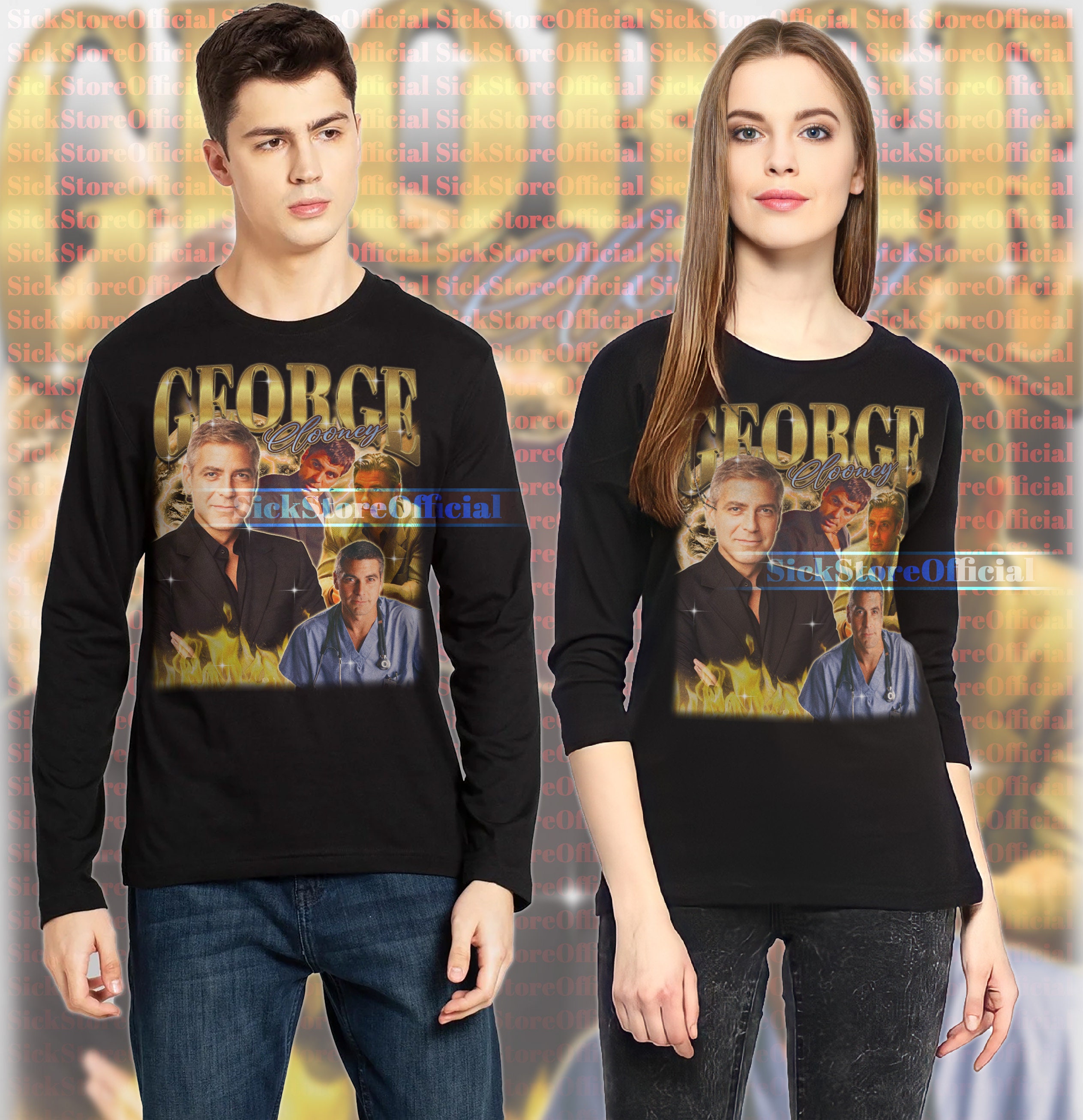 GEORGE CLOONEY Vintage Shirt Clooney Merch Gift George - Etsy