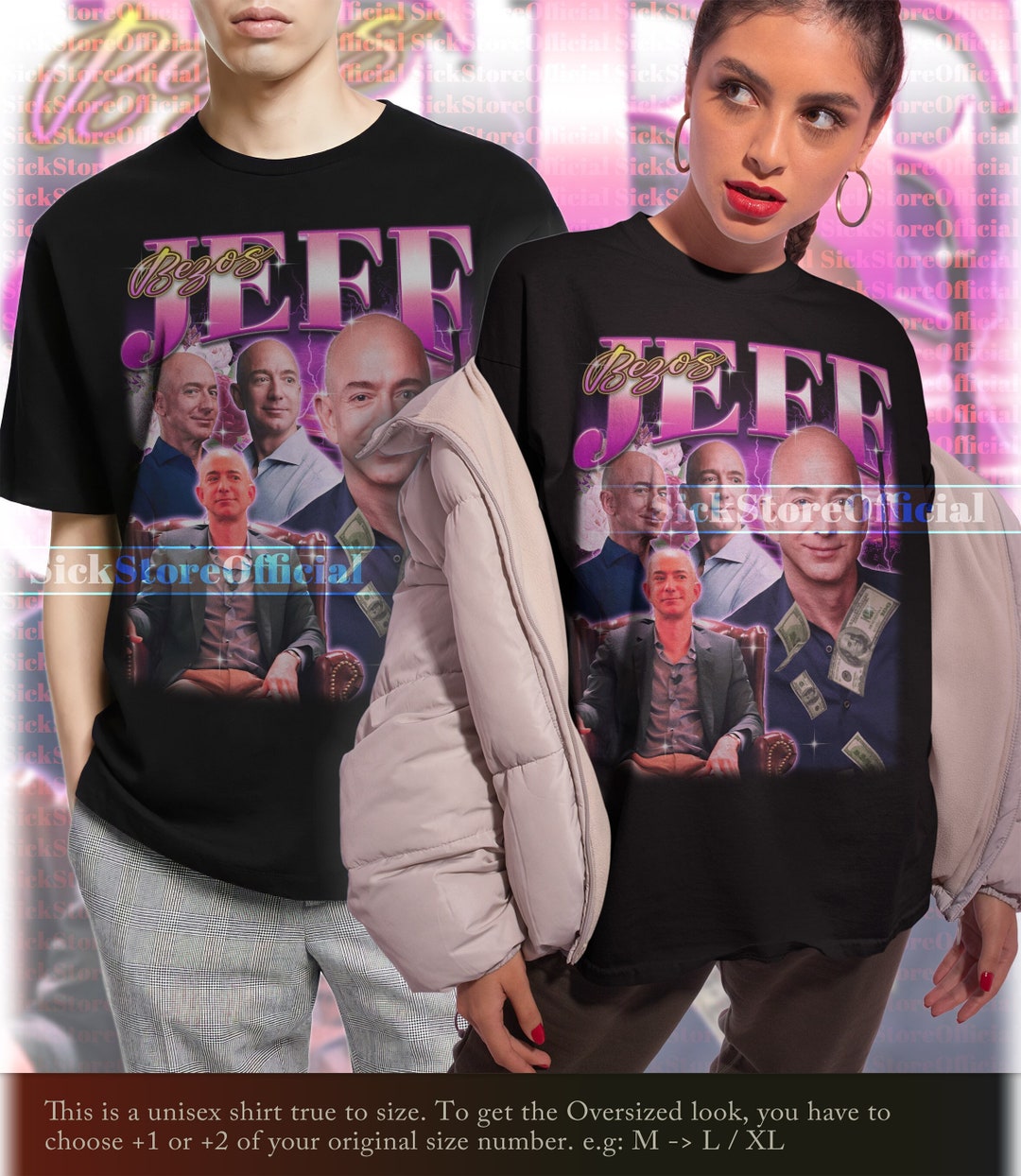 JEFF BEZOS Shirt Jeff Bezos Laughing Shirt Jeff Bezos Homage - Etsy ...