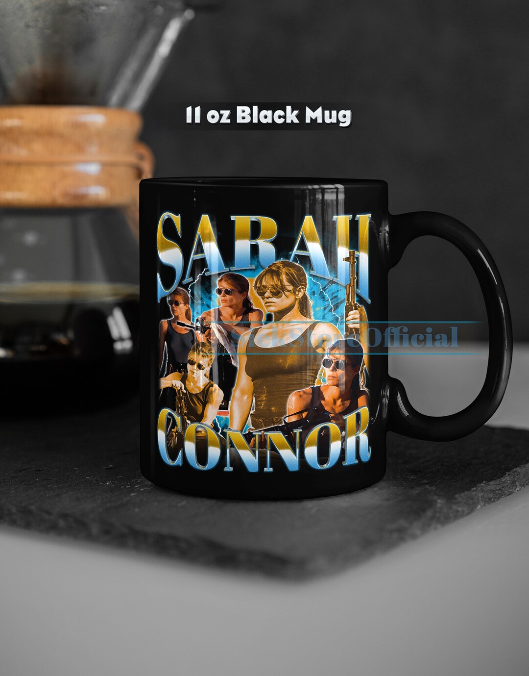 SARAH CONNOR Coffee Mug, Sarah Connor Tea Mug, Sarah Connor Drinkware ...