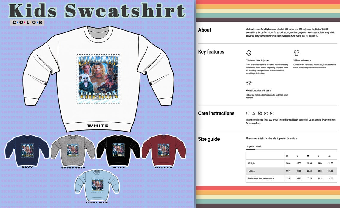 CHARLIZE THERON Vintage Sweatshirt Charlize Homage Sweater - Etsy