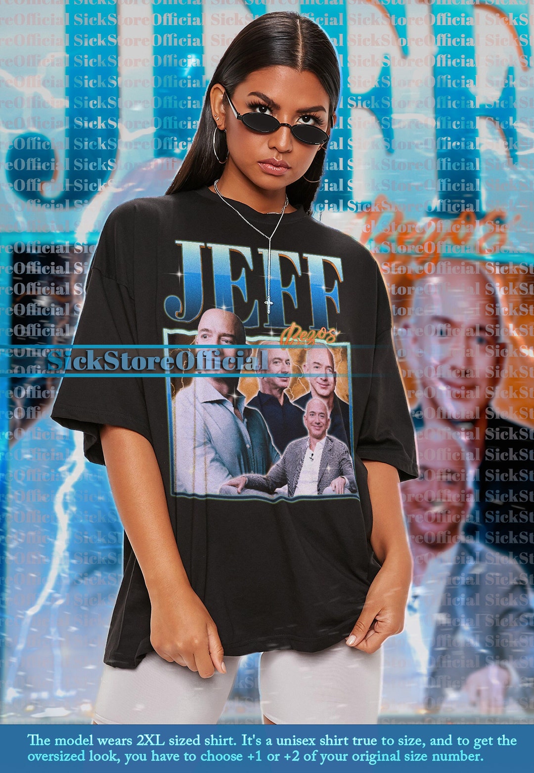 JEFF BEZOS Shirt, Jeff Bezos Laughing Shirt, Jeff Bezos Homage Shirt ...