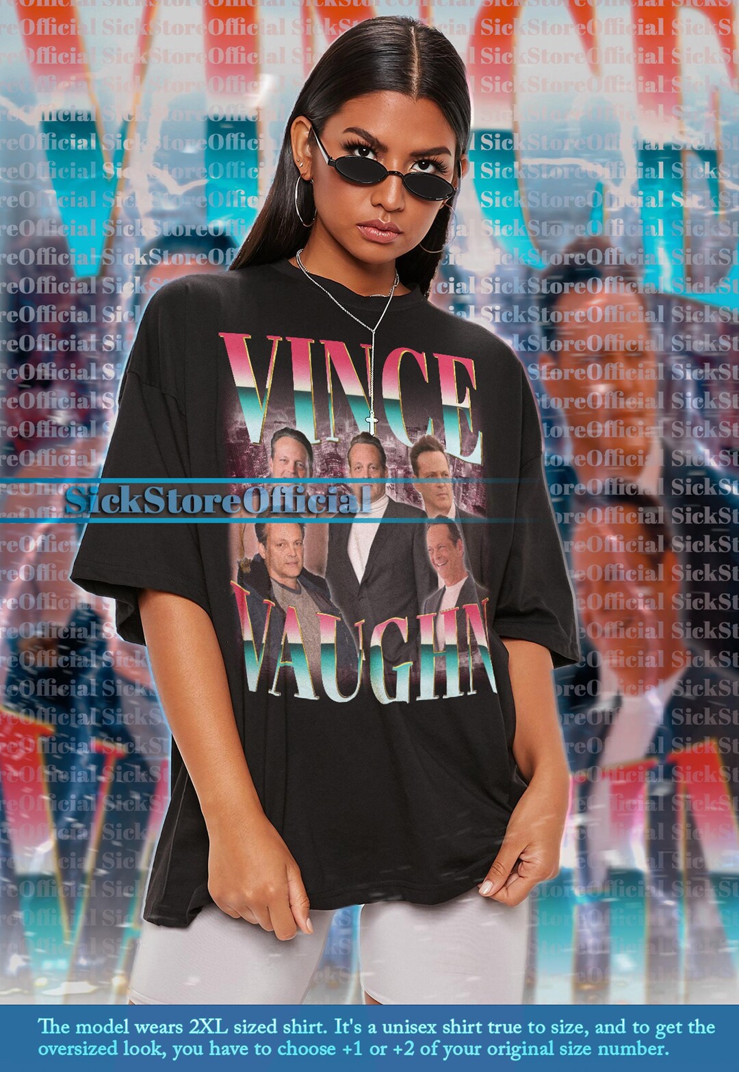VINCE VAUGHN Vintage Shirt, Vince Vaughn Homage Tshirt, Vince Vaughn ...